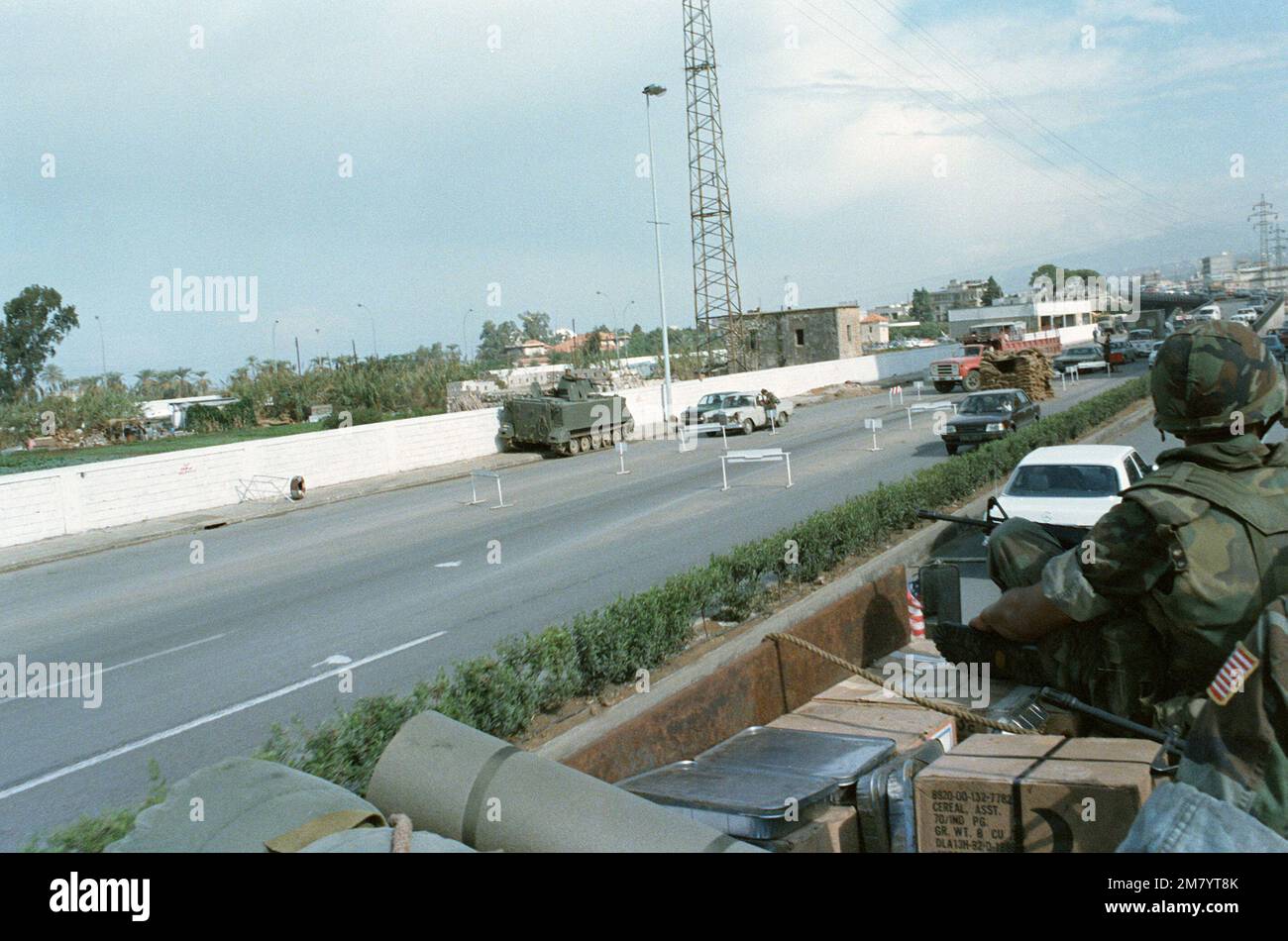DM-SC-87-12278. Base: Beirut Country: Lebanon (LBN Stock Photo - Alamy