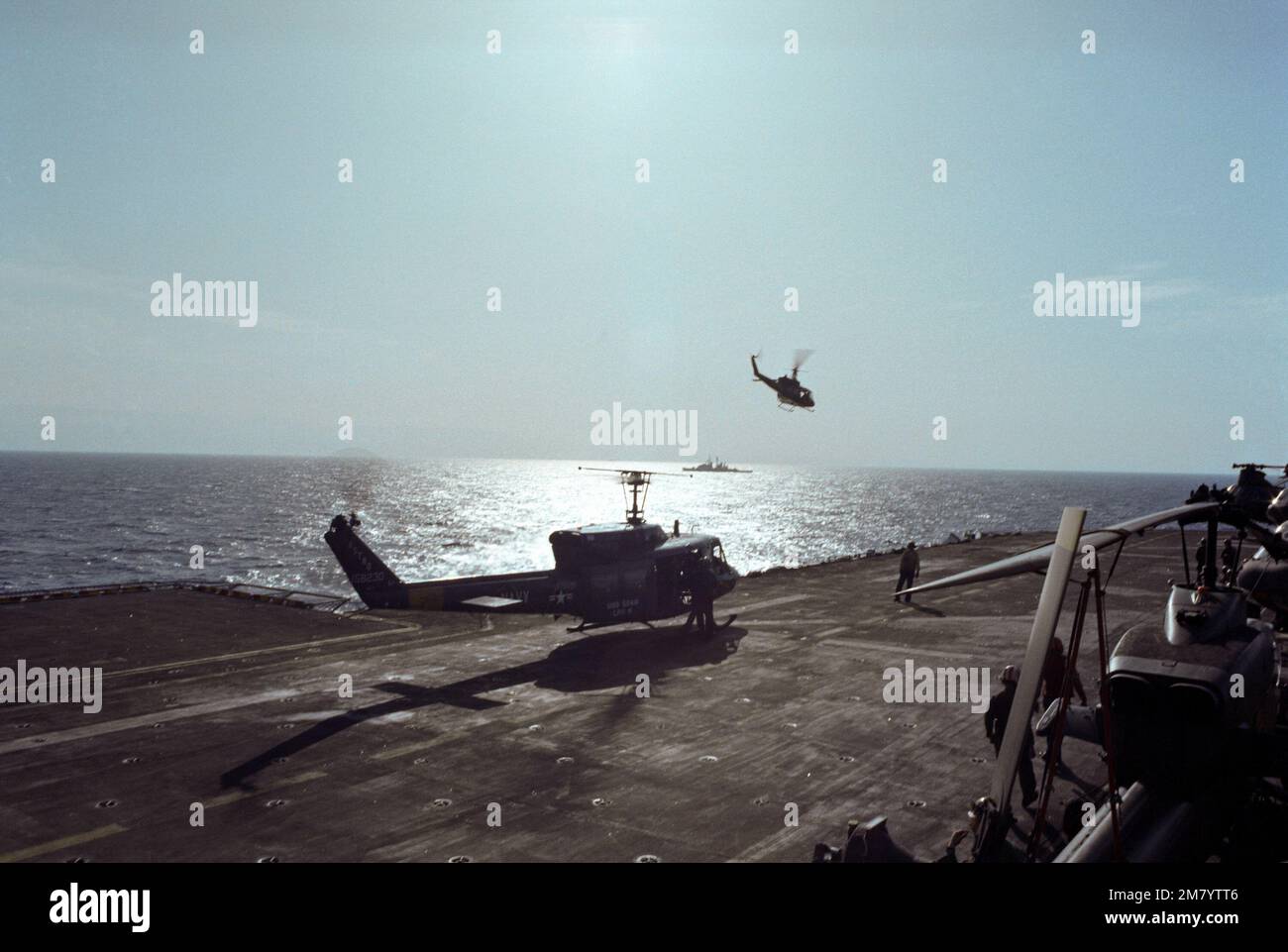 DM-SC-87-12098. Base: Uss Guam (LPH 9) Country: Mediterranean Sea (MED ...