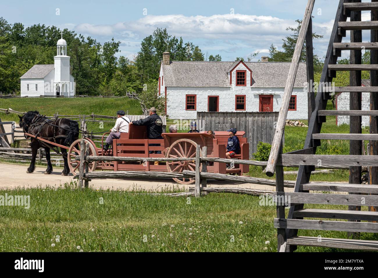 PERIOD CART FOR TAKING TOURISTS AROUND THE VILLAGE, BLACHALL BUILT IN ...