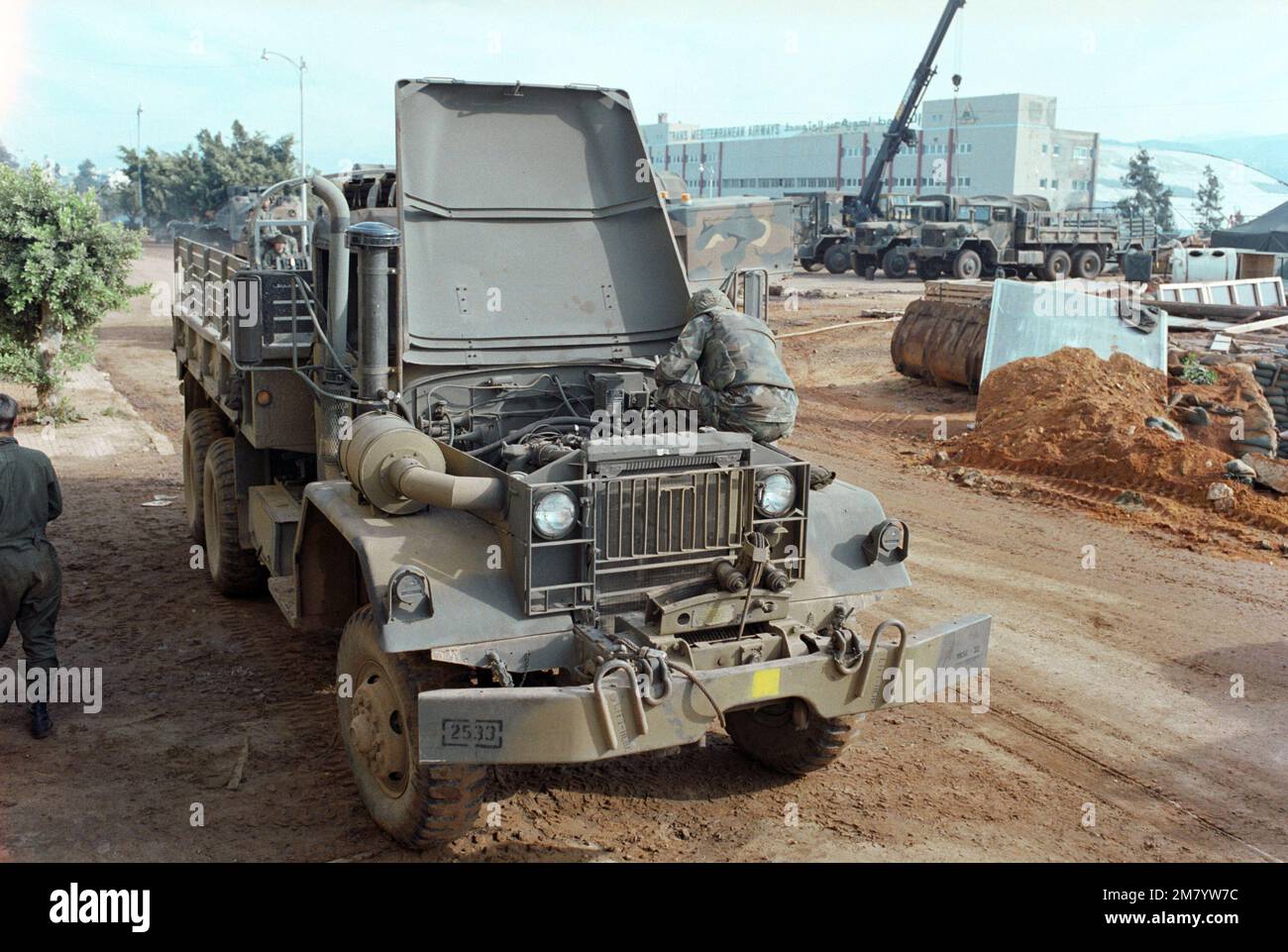 DM-SC-87-12142. Base: Beirut Country: Lebanon (LBN Stock Photo - Alamy