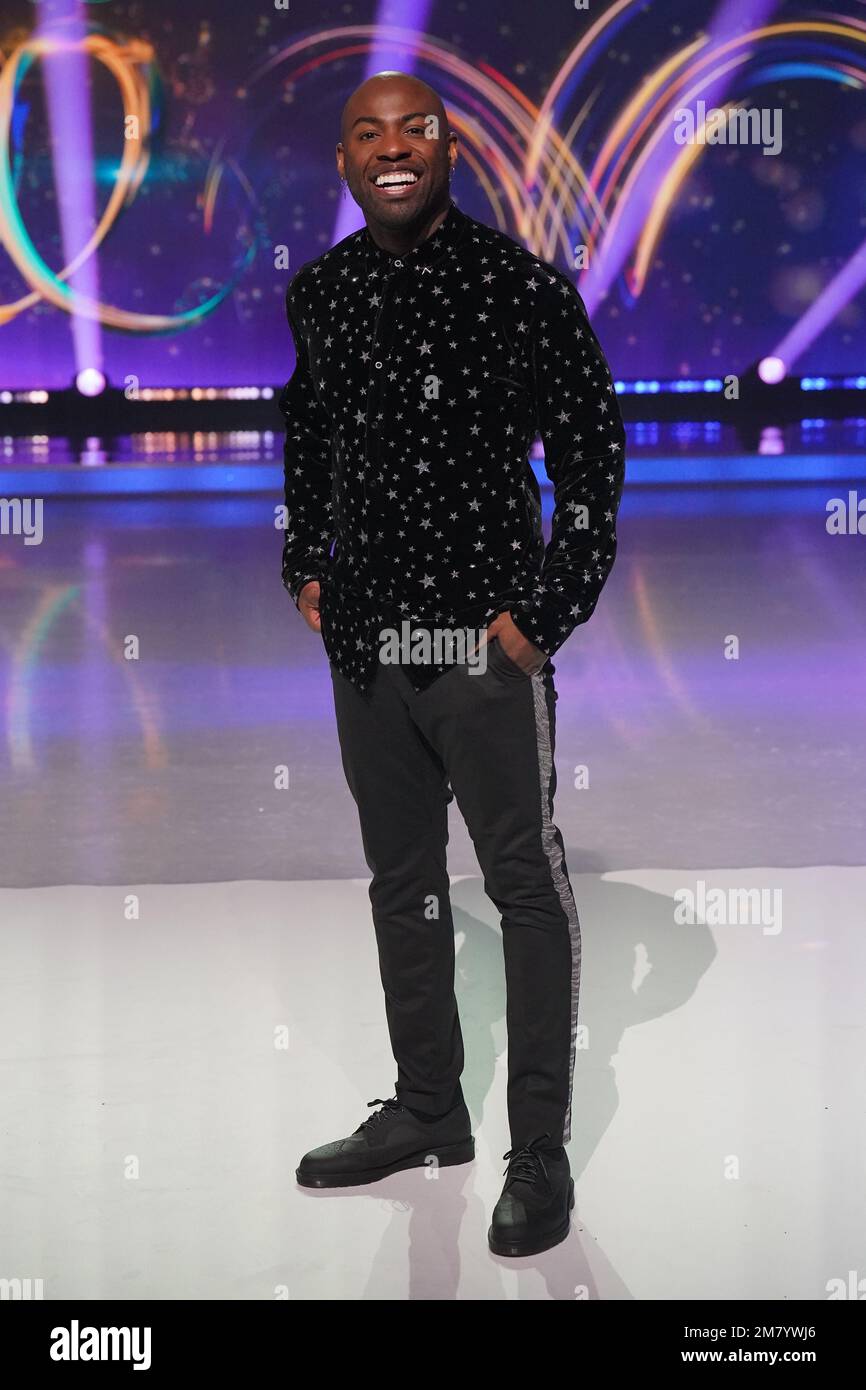 Darren Harriott during a photo call for Dancing On Ice 2023 at the ITV ...