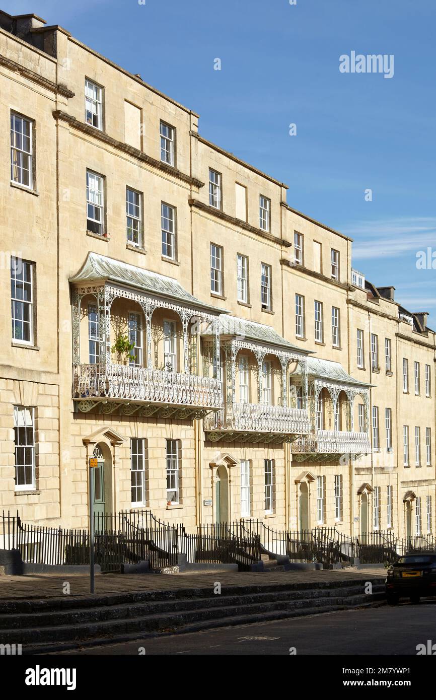 Georgian balcony hi-res stock photography and images - Alamy