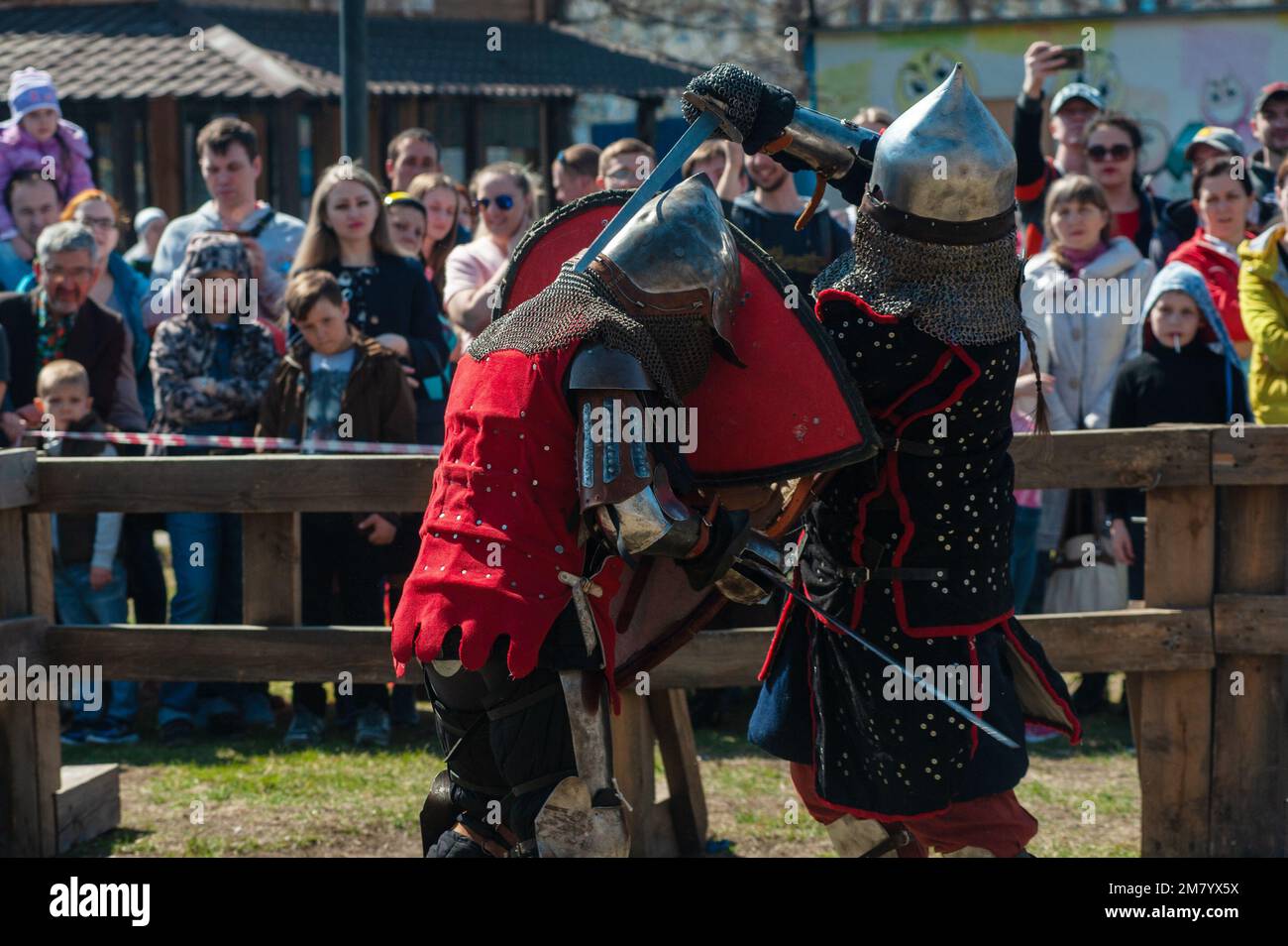 Sword duel field hi-res stock photography and images - Alamy