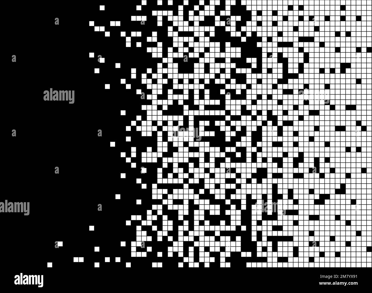Dissolved filled square dotted. Pattern Vector illustration. Eps 10 ...