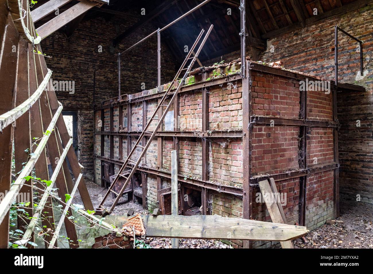 REMAINS OF THE OLD FORGES THAT DATE FROM THE 16TH CENTURY, HAMLET OF LA ...