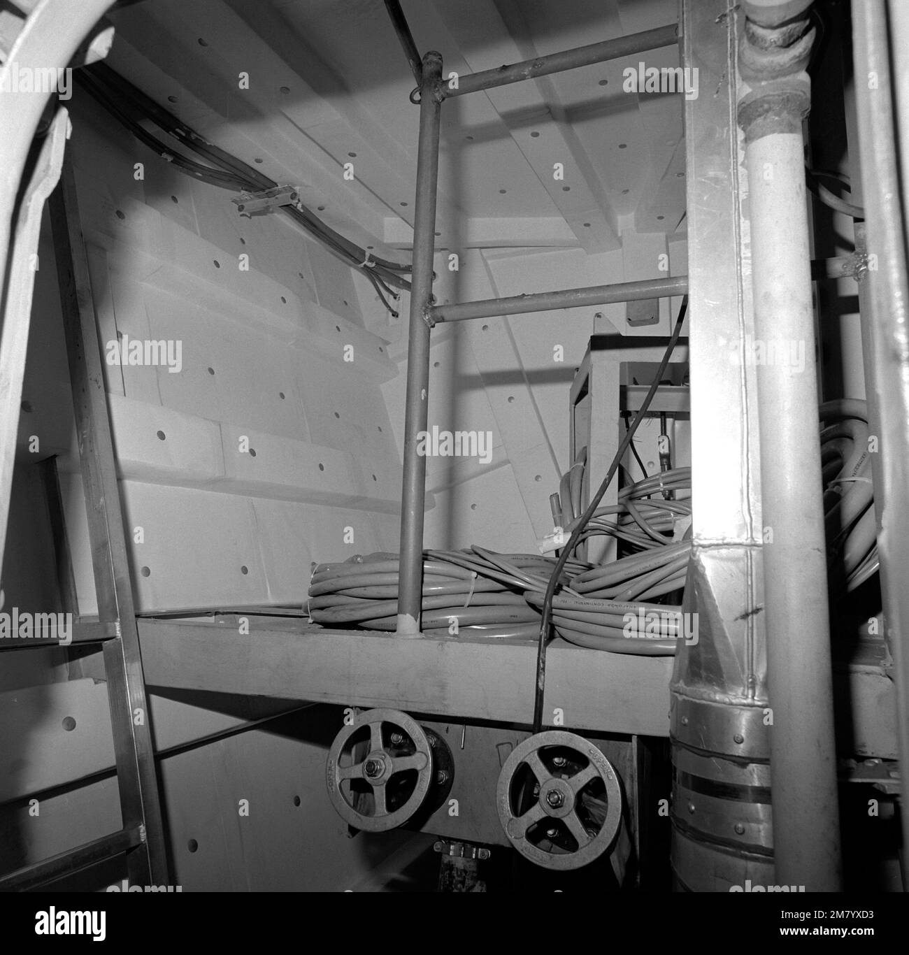 The recover assist securing traverse (RAST) control station aboard the ...