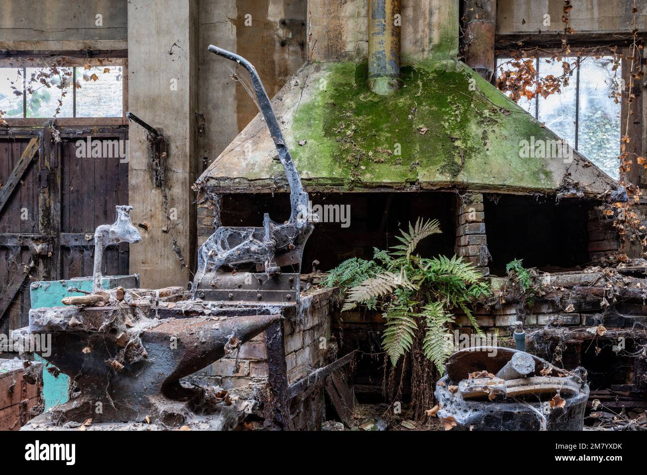 REMAINS OF THE MATERIALS FROM THE OLD FACTORY, HAMLET OF LA FORGE ...
