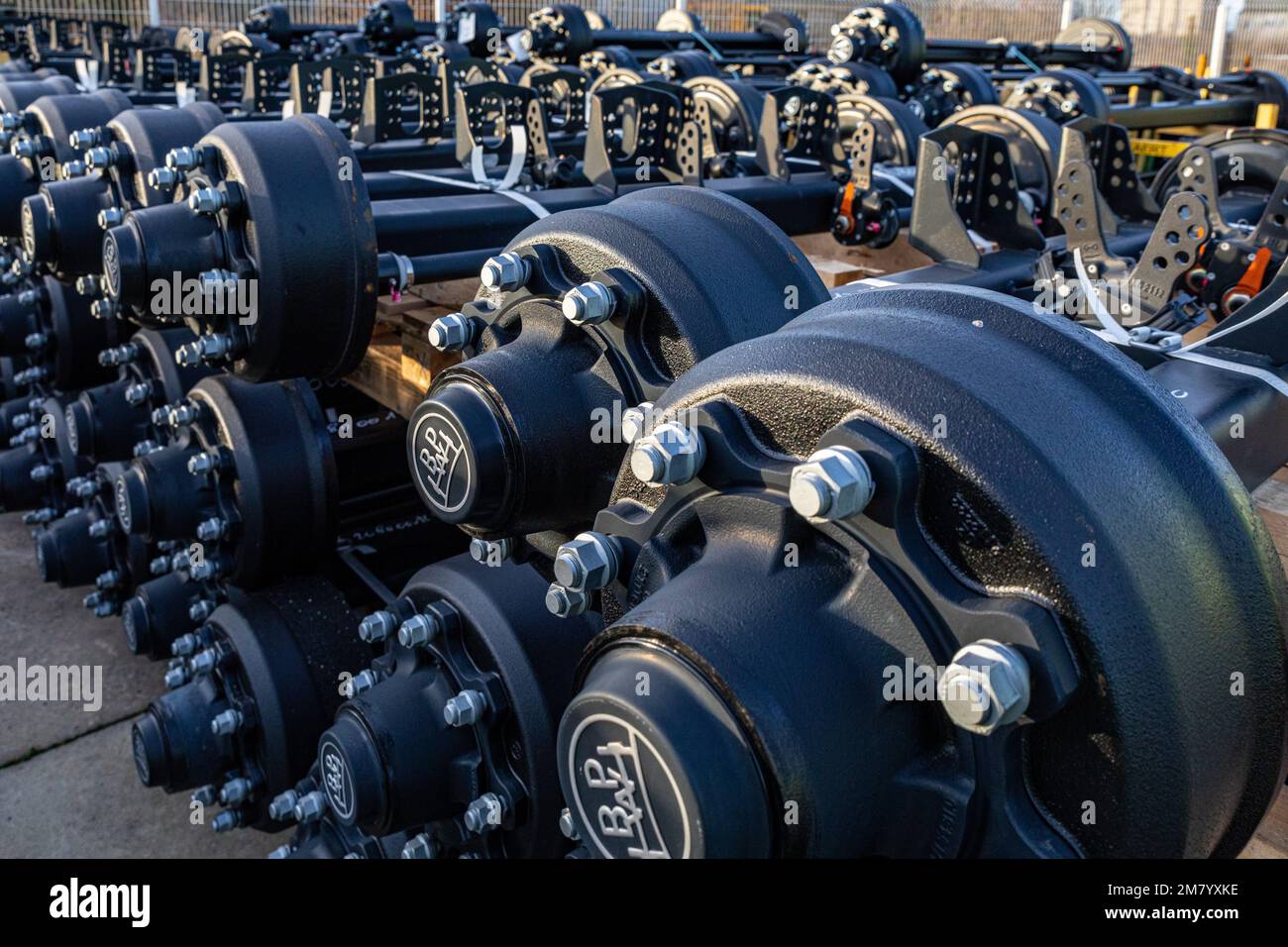 OUTDOOR STORAGE OF AXLE TREES USED IN THE MANUFACTURING OF TRAILERS AND ...