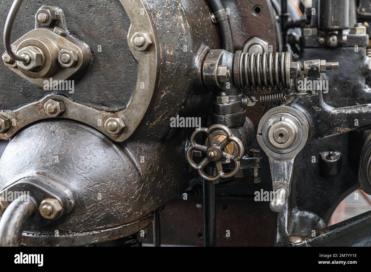 INFLOW OF COMPRESSED AIR, WINTERTHUR DIESEL ENGINE, THE LIVING MUSEUM ...
