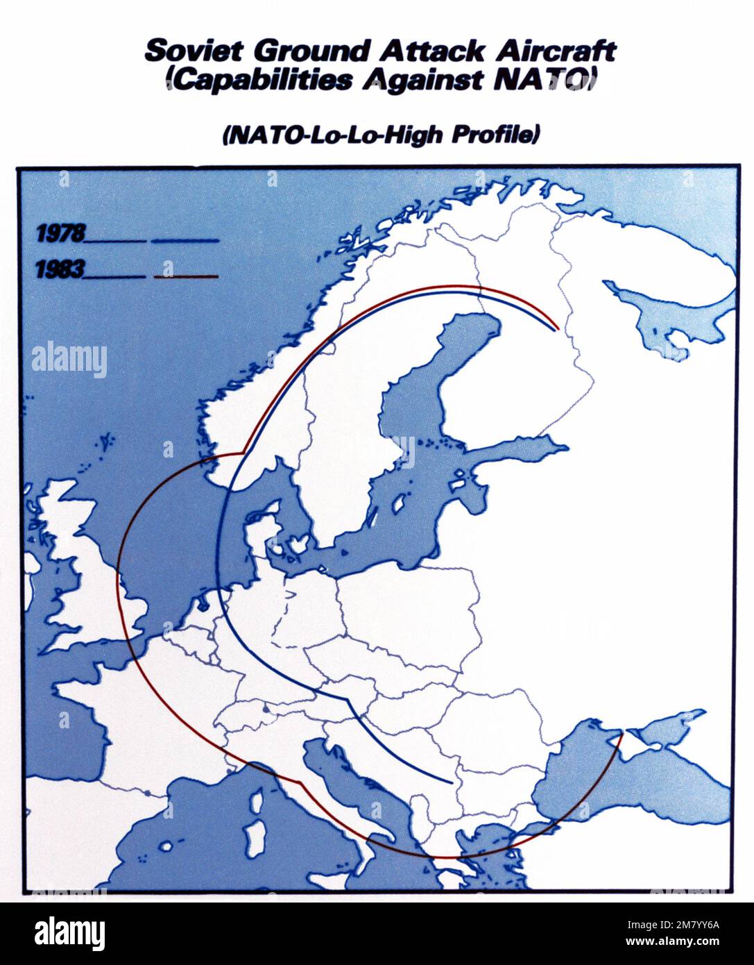 Illustration showing Soviet ground attack aircraft (capabilities ...