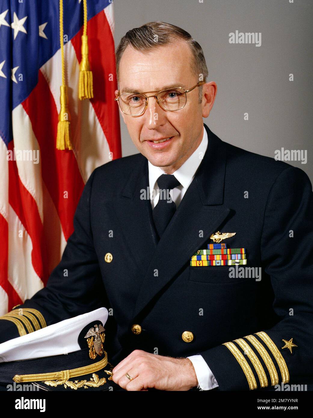 CAPT Arthur H. Frederickson, USN (uncovered). Country: Unknown Stock Photo - Alamy