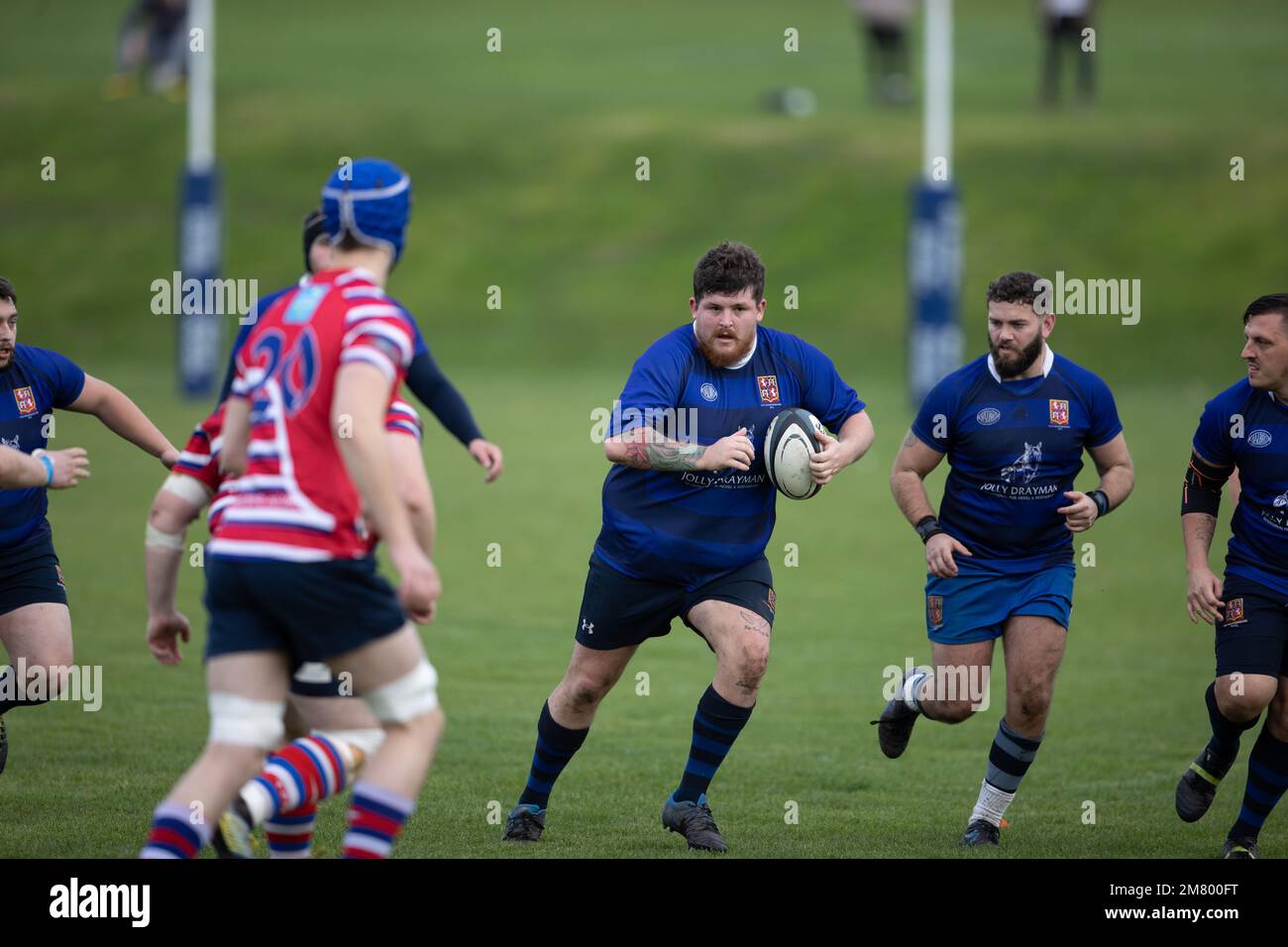 Rugby team game action rugby player Stock Photo - Alamy