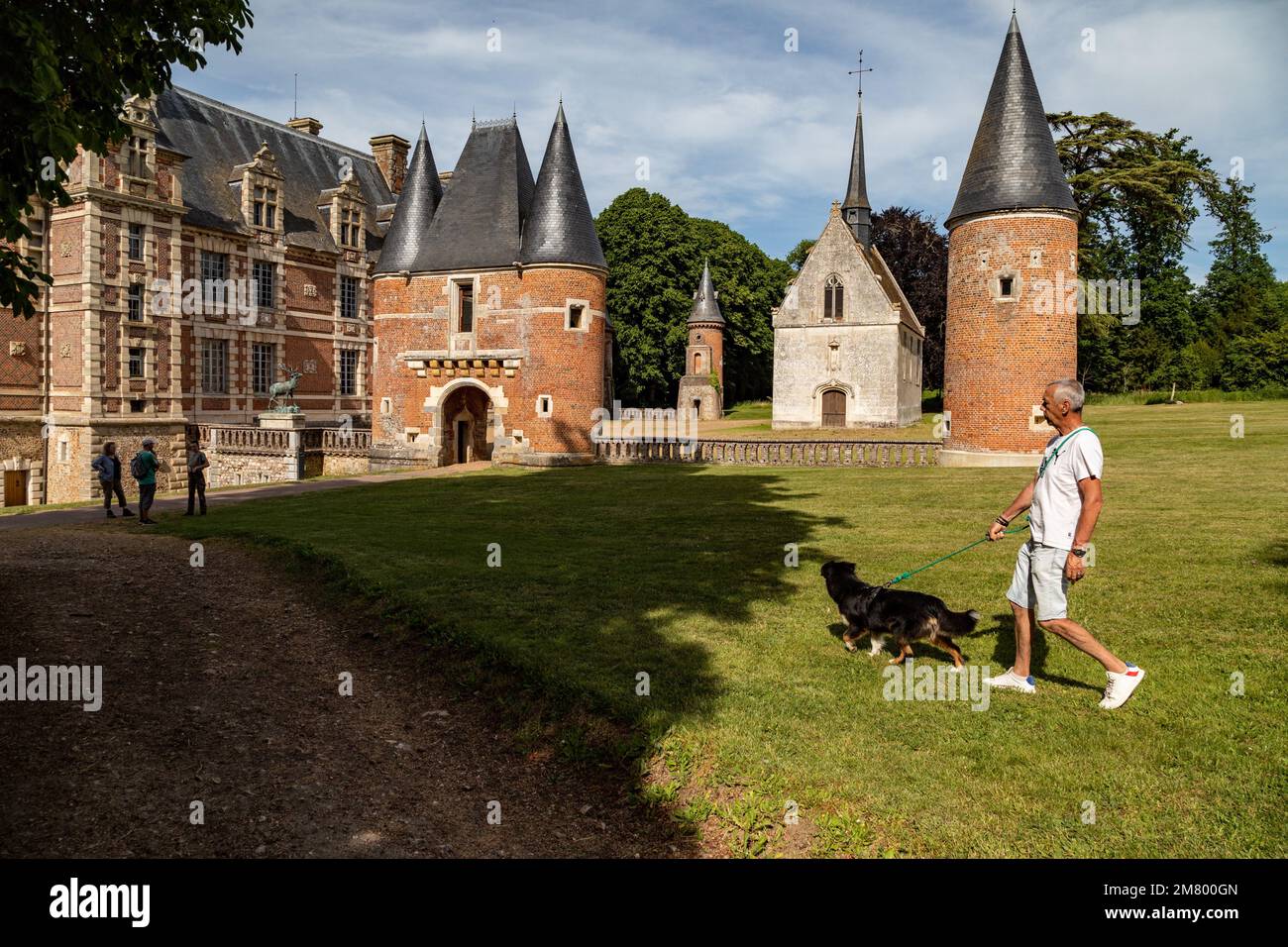 THE 16TH CENTURY CHATEAU DE CHAMBRAY, LISTED AS A FRENCH HISTORIC ...