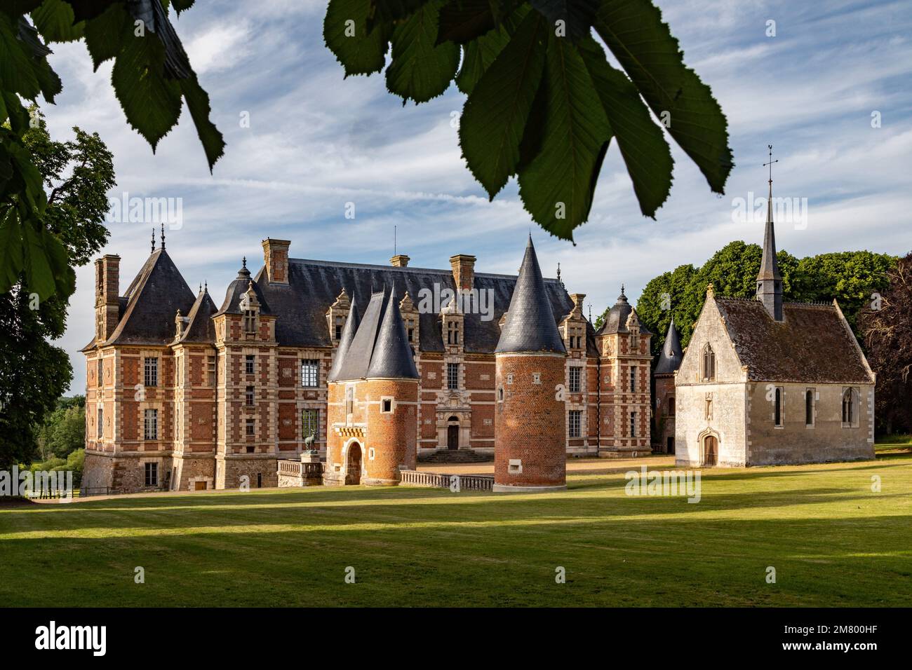 THE 16TH CENTURY CHATEAU DE CHAMBRAY, LISTED AS A FRENCH HISTORIC ...