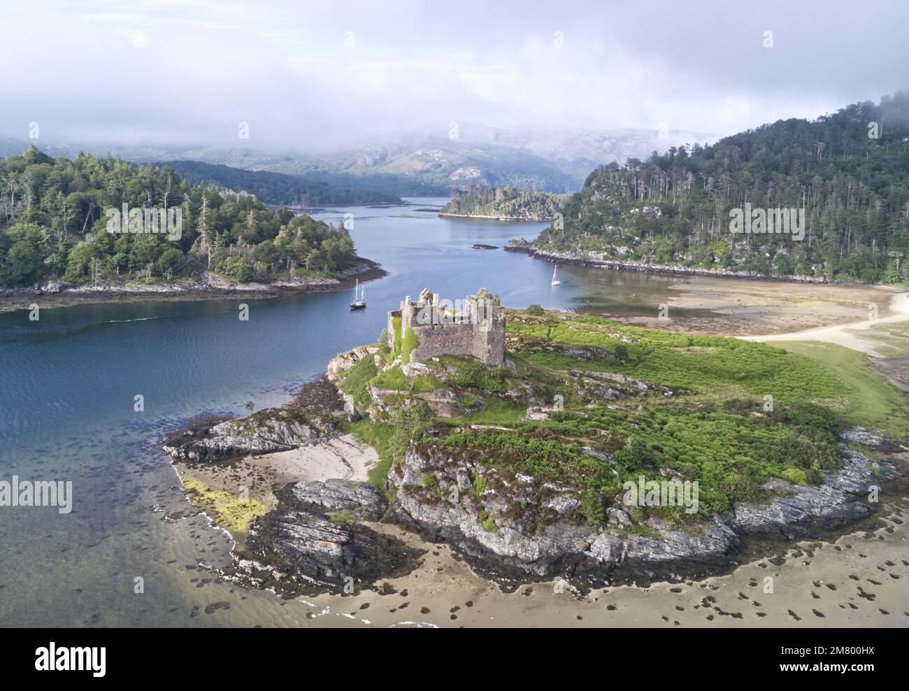 Stunning Castle Tioram, Ardnamurchan Peninsula, Scottish Highlands ...