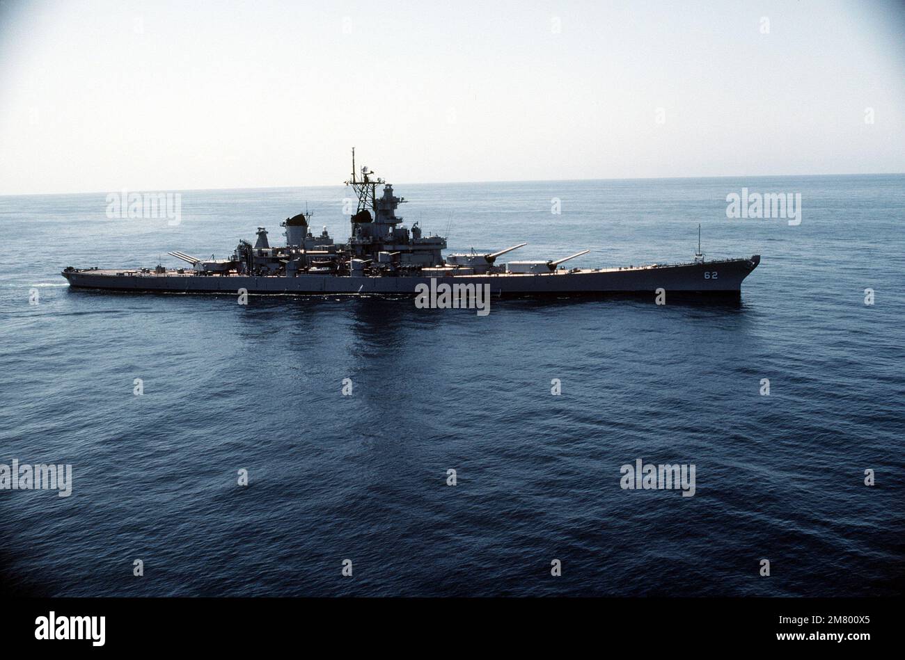 Aerial starboard beam view of the battleship USS NEW JERSEY (BB-62 ... Aerial starboard beam view of the battleship USS NEW JERSEY (BB-62 ...