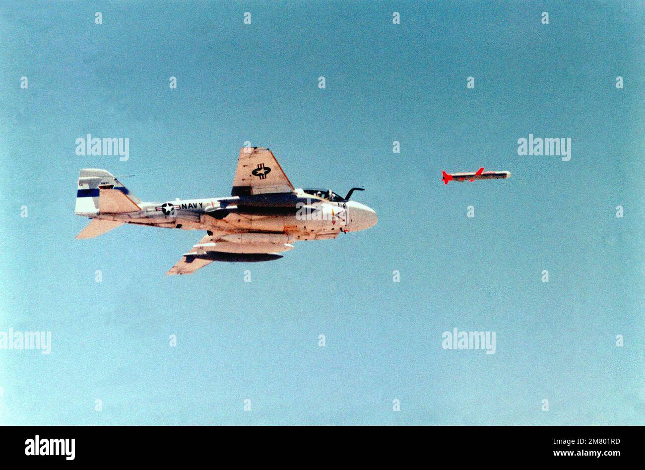 A Tomahawk cruise missile, launched from the nuclear-powered attack ...