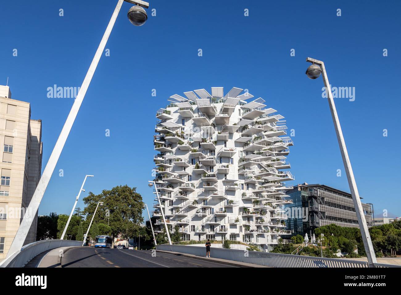 MODERN BUILDING THE ARBRE BLANC, ARCHITECTS SOO FOUJIMOTO, NICOLAS ...