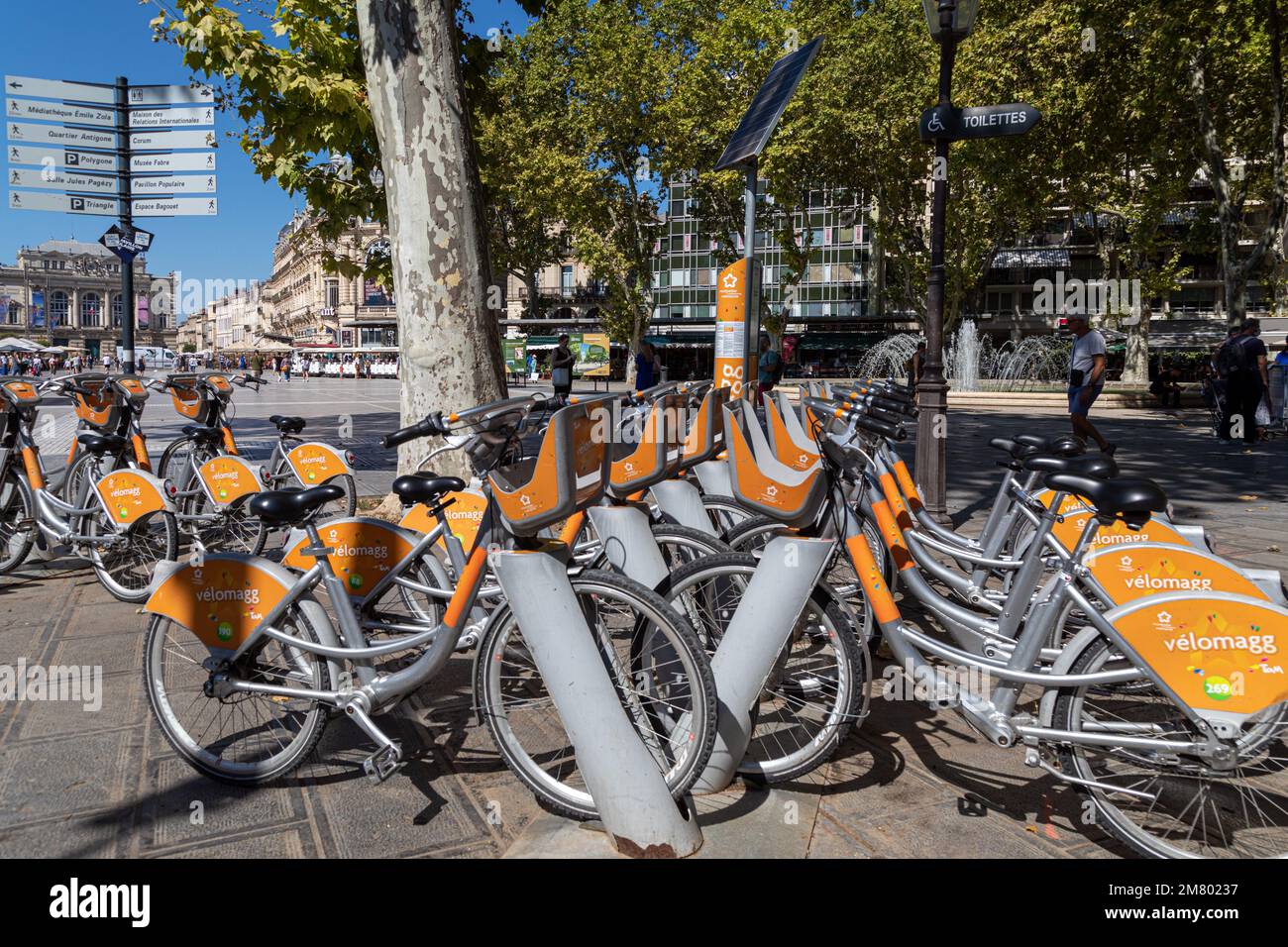 VELOMAGG STATION ON THE PLACE DE LA COMEDIE, , SELF-SERVE RENTAL OF ...