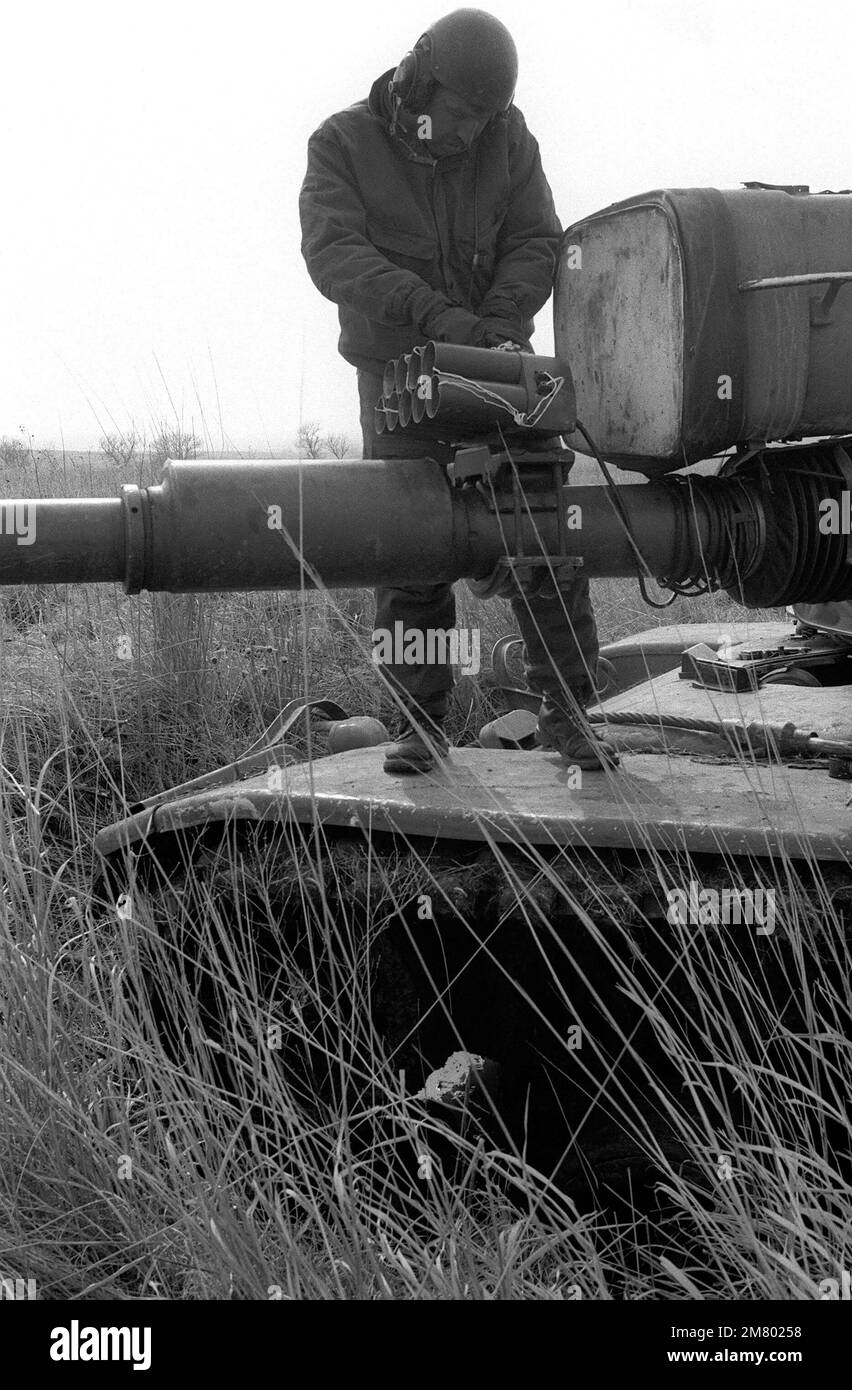 STAFF Sergeant Steve Colson, an M-60 tank commander with the 3/37th ...