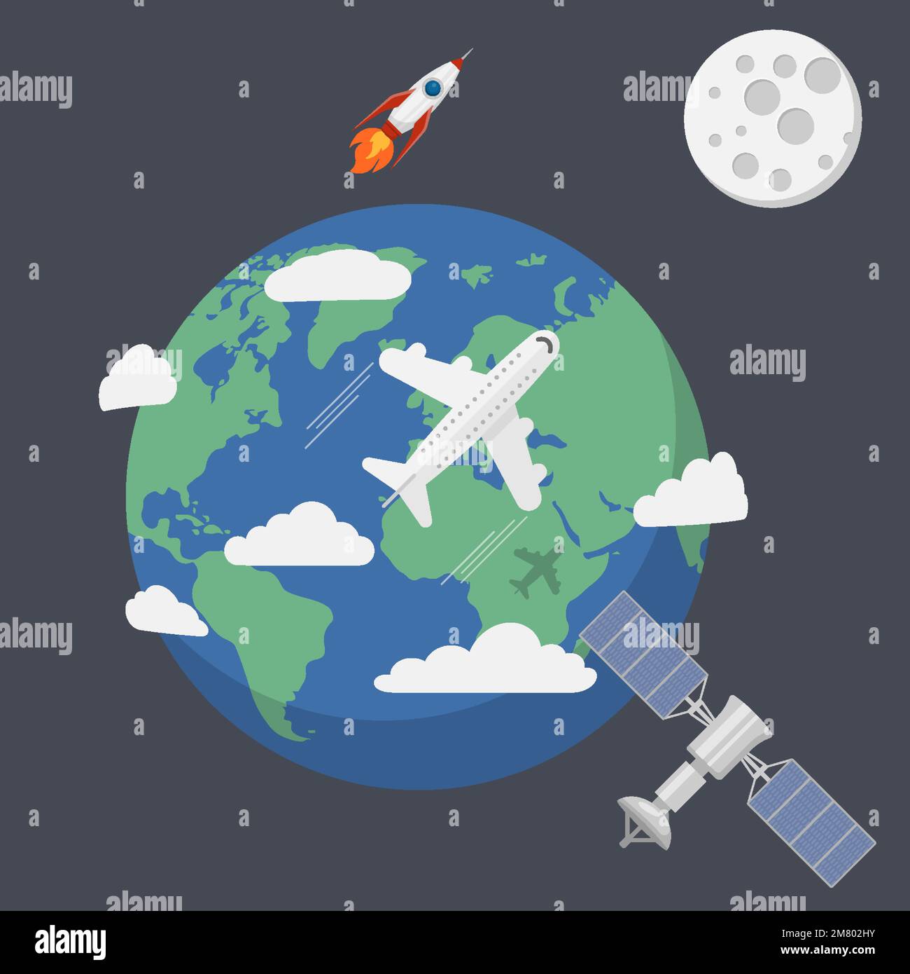 The stratosphere Stock Vector Images - Alamy