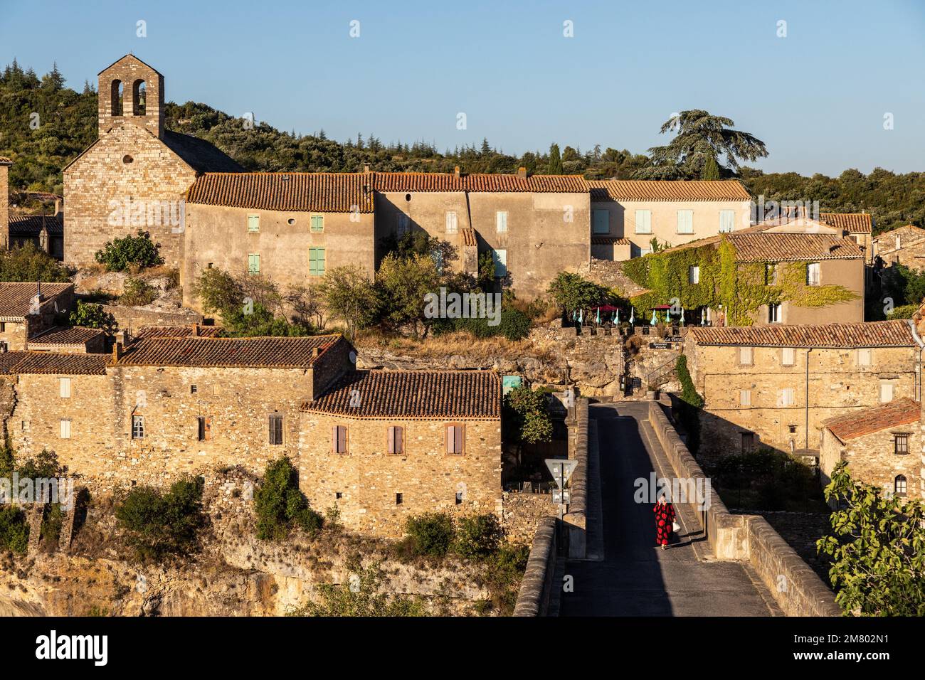 VILLAGE OF MINERVE, REGIONAL NATURE PARK OF THE HAUT-LANGUEDOC, AUDE ...