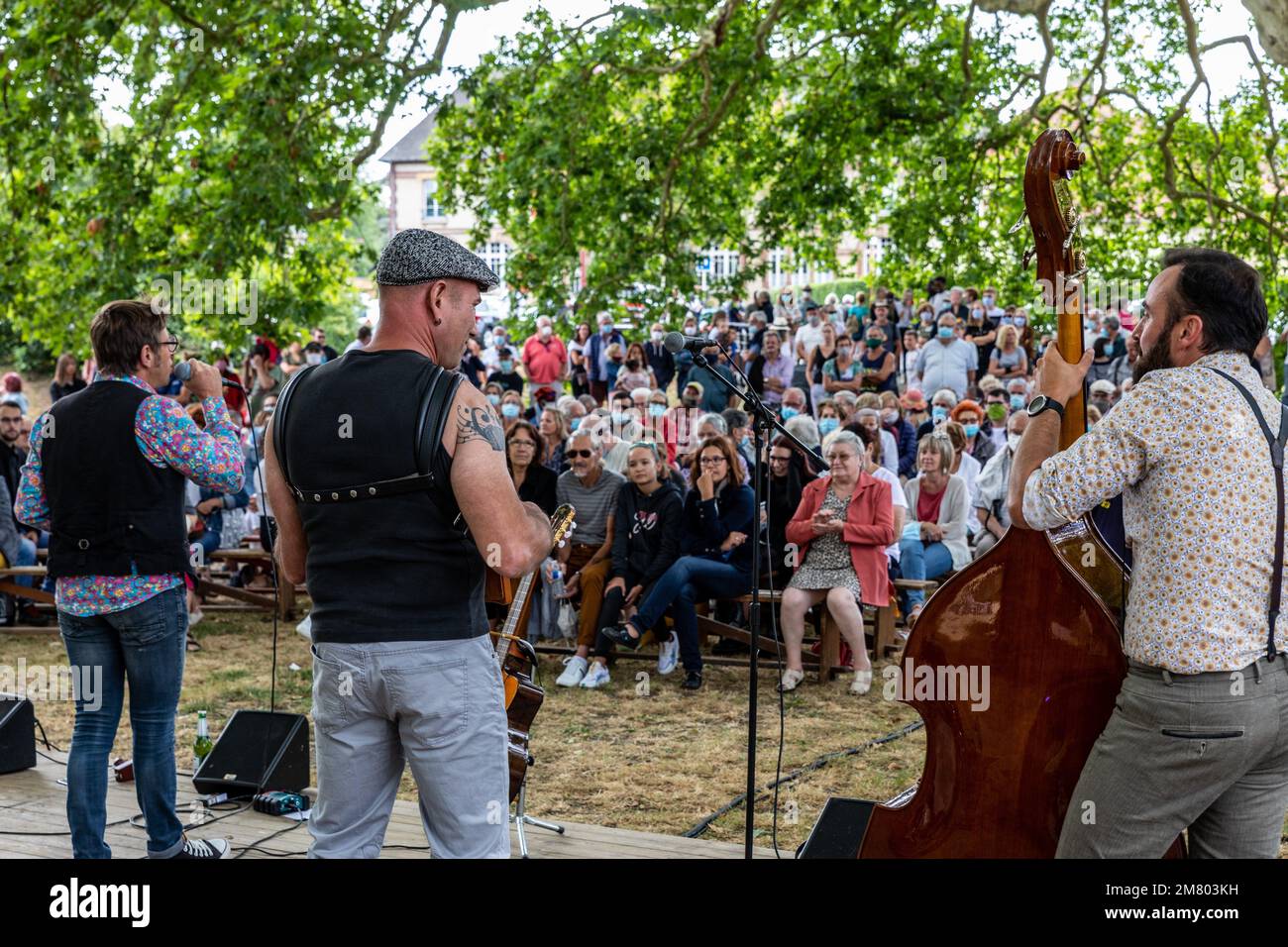 OPEN-AIR SOUS LES PLATANES CONCERT WITH THE BAND LES MEGOTS, L'AIGLE ...
