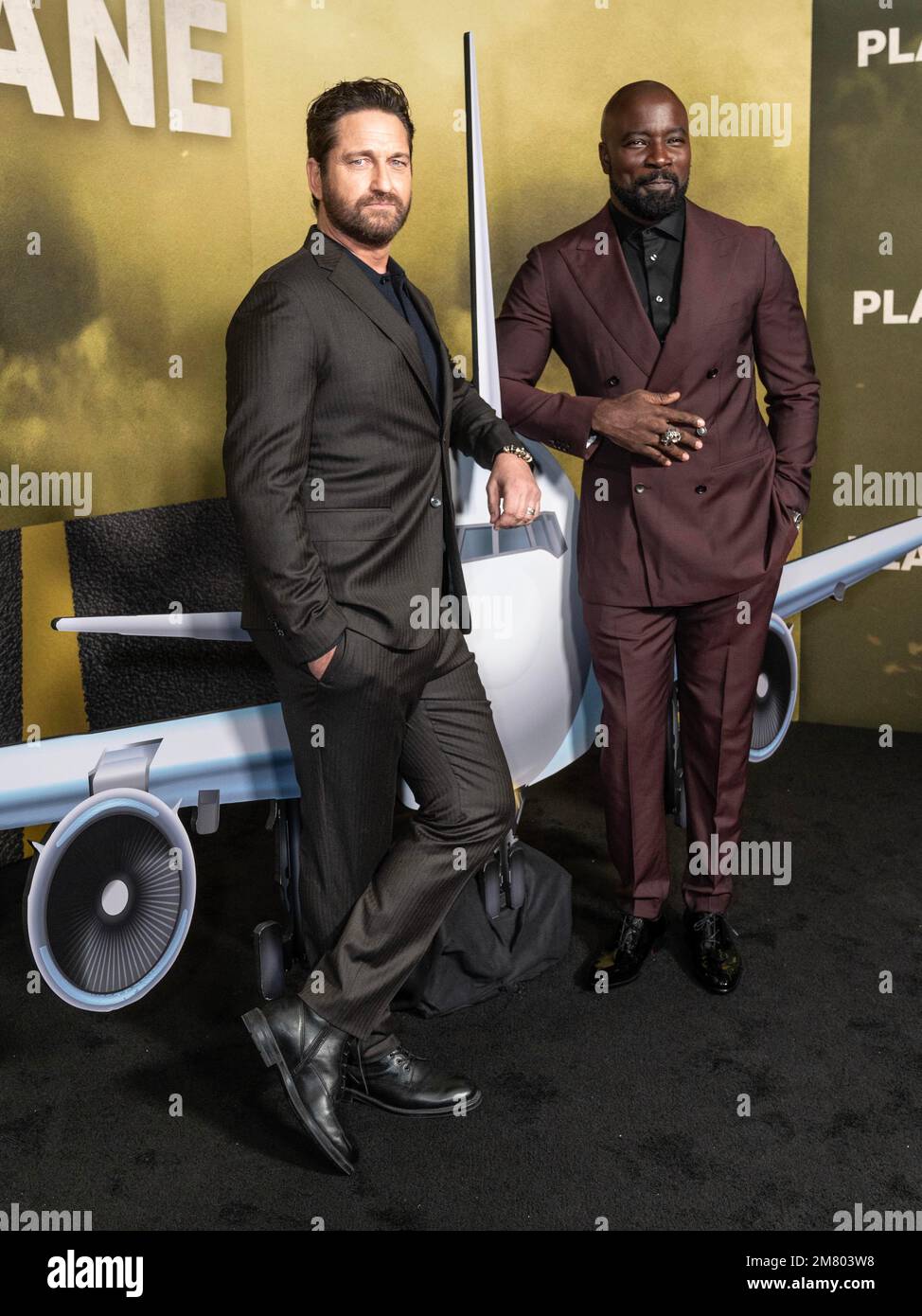New York, New York, USA. 10th Jan, 2023. Gerard Butler and Mike Colter ...