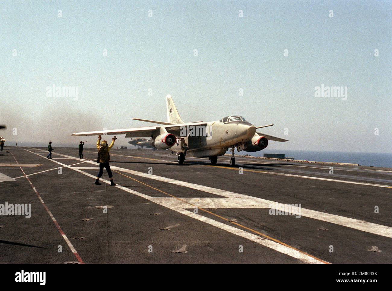 An EA-3D Skywarrior aircraft of Fleet Air Reconnaissance Squadron 2 (VQ ...