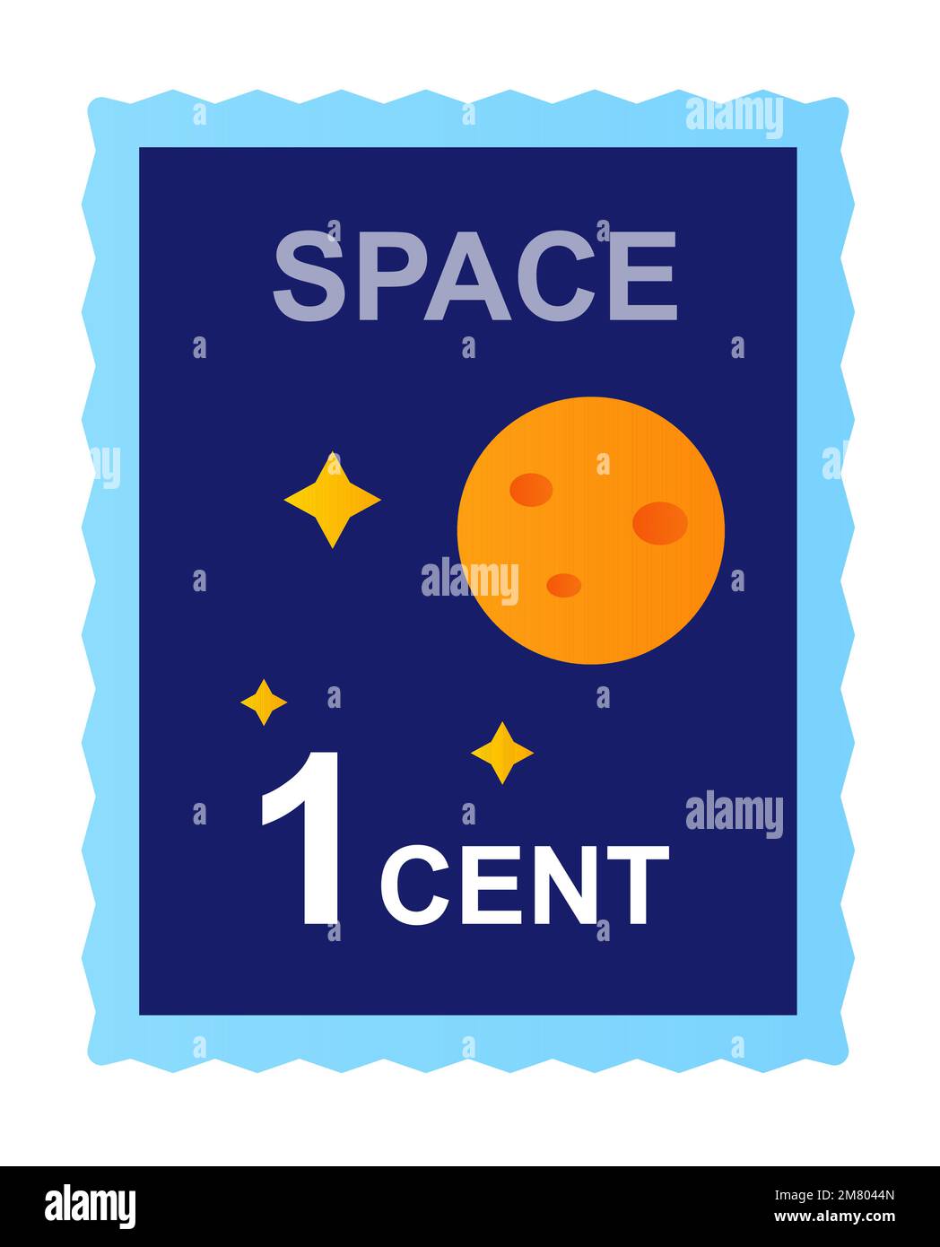 Postage Stamp - modern flat design style single isolated image Stock ...