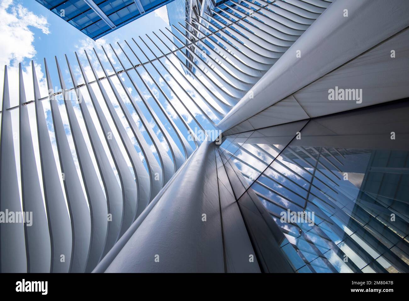 Exterior of the World Trade Center Transportation Hub 'Oculus' in ...