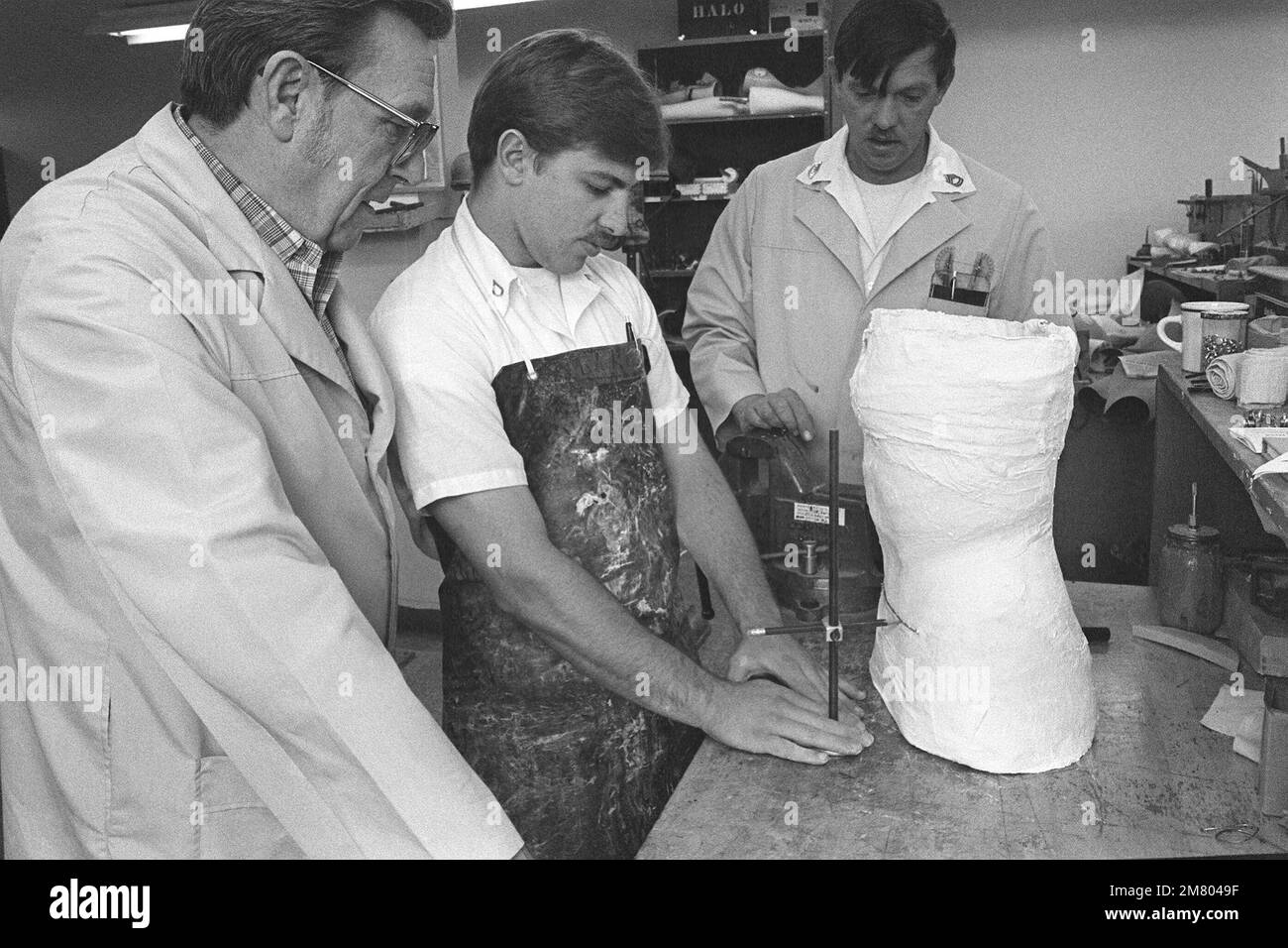 From left to right, Mr. Lester Cupp, Private Jim Roysdon and Sergeant ...