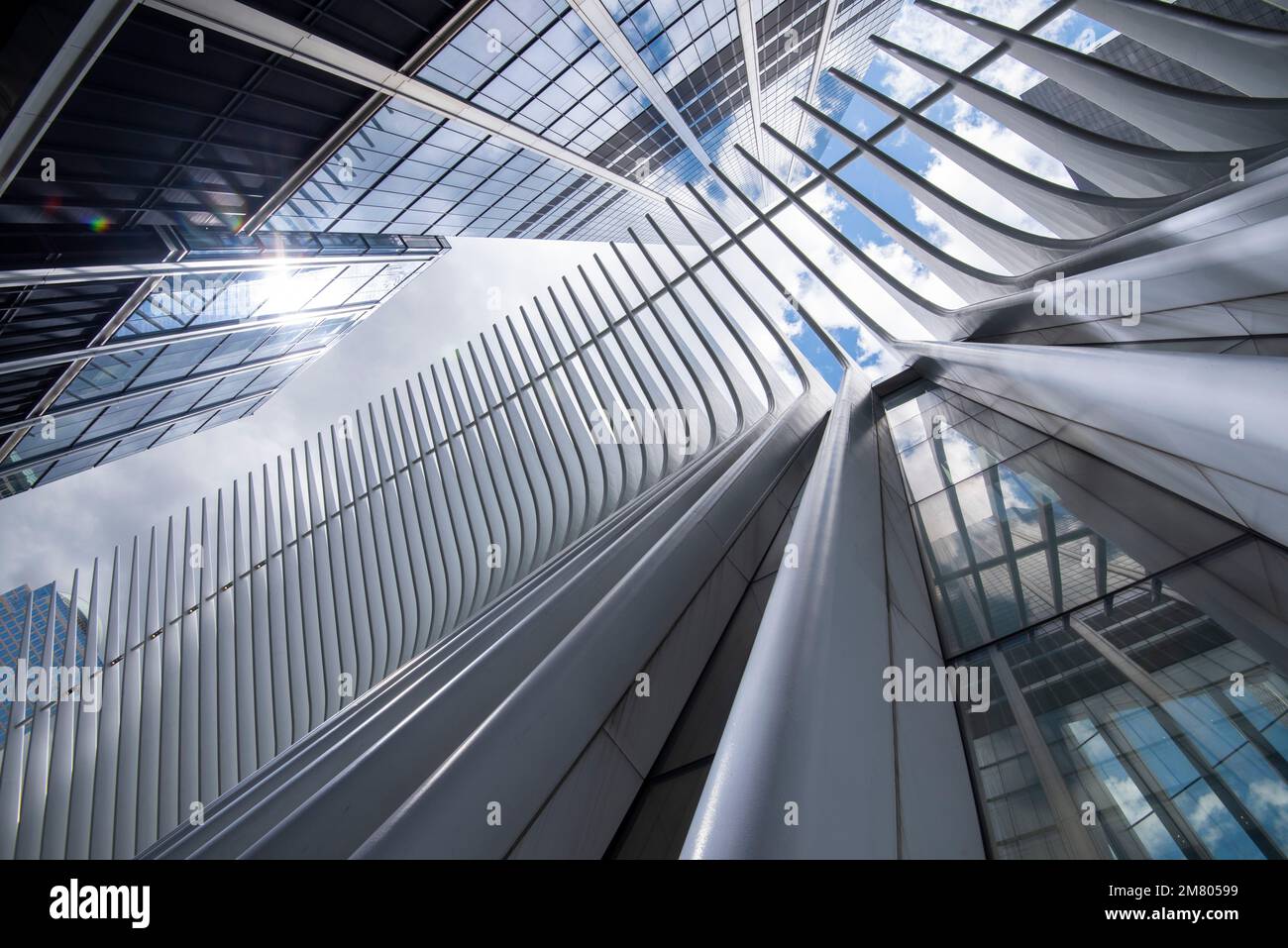 Exterior of the World Trade Center Transportation Hub 'Oculus' in ...