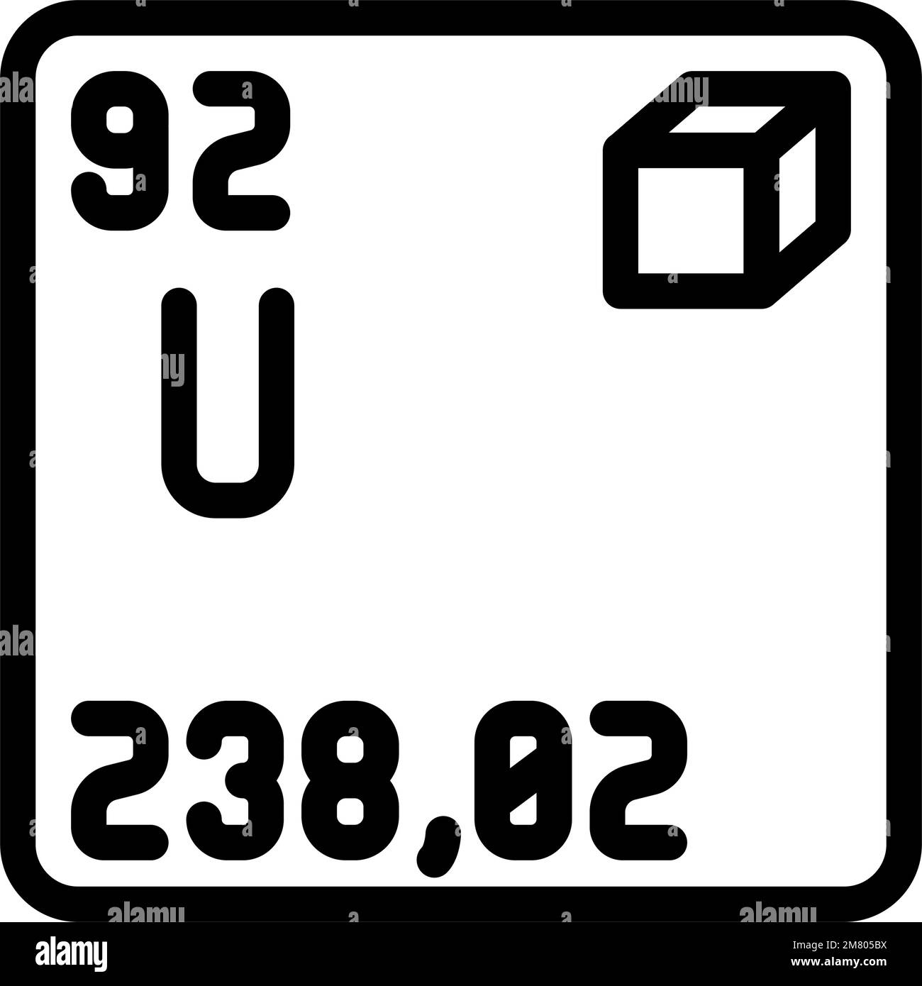 Atomic structure of uranium Black and White Stock Photos & Images - Alamy