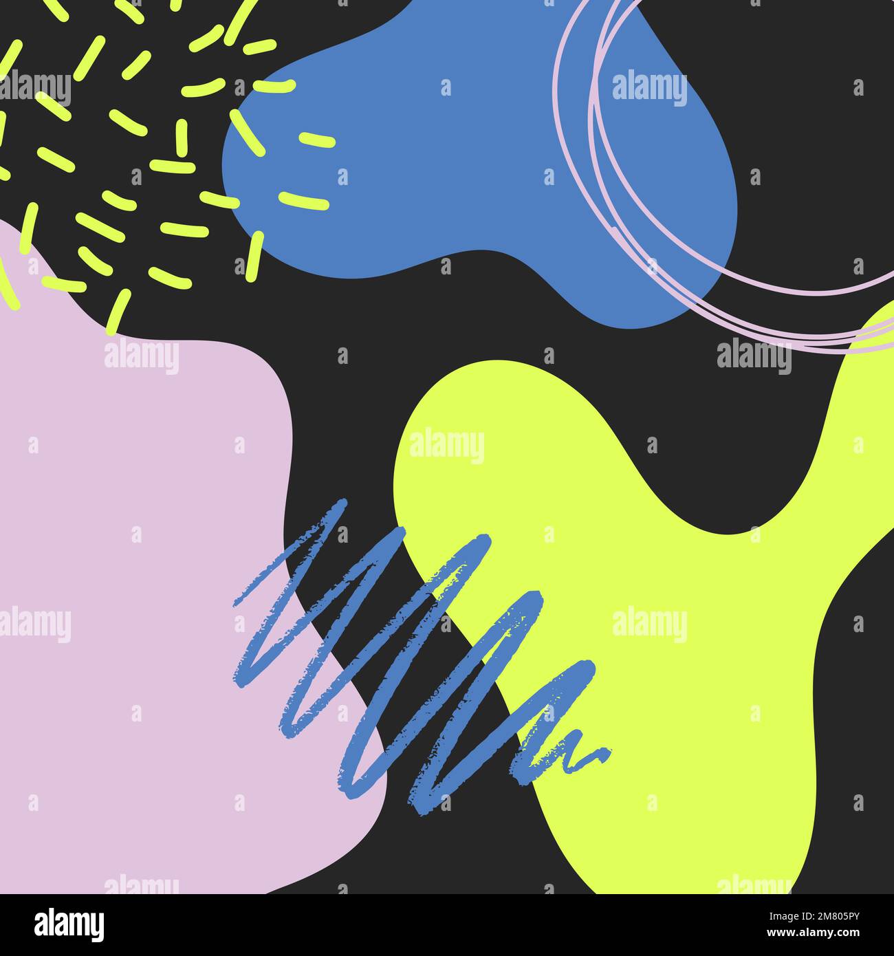 Trendy square social media post template. Cool background modern ...