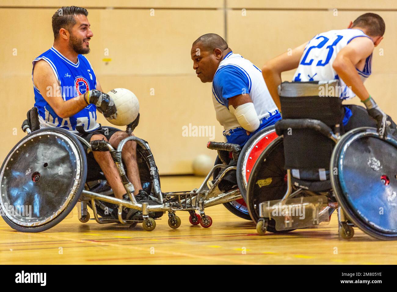 HANDI RUGBY TRAINING, TEAM SPORTS FOR HANDICAPPED PEOPLE IN WHEELCHAIRS ...