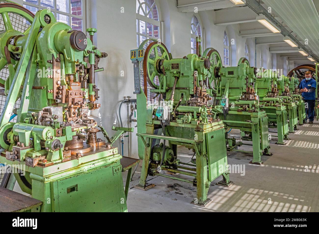 VINTAGE MACHINES FOR STAMPING AND DRILLING NEEDLES, MANUFACTURE BOHIN ...