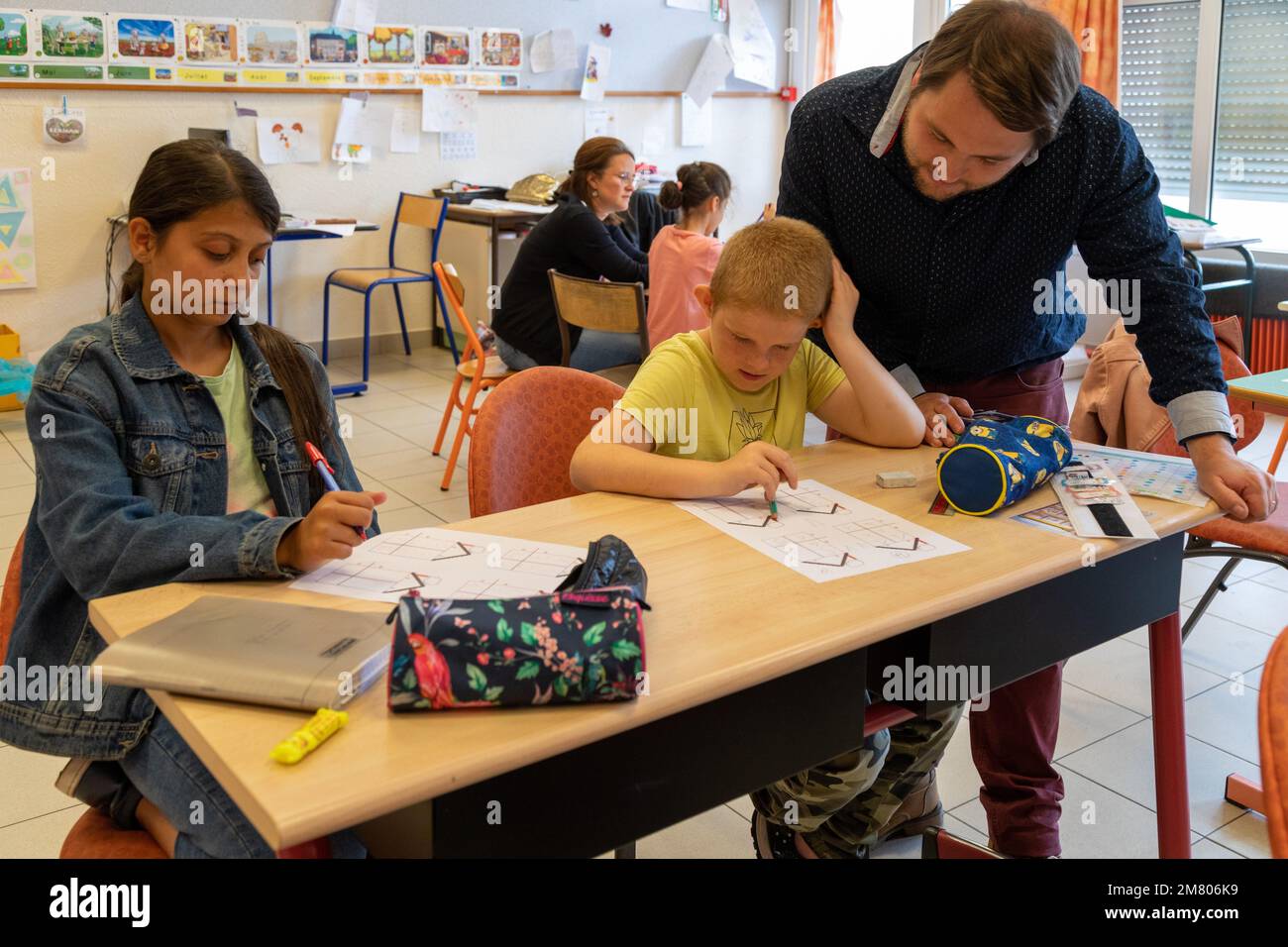 MATH CLASS, INTEGRATION OF CHILDREN WITH DIFFICULTIES, SLIGHT MENTAL ...