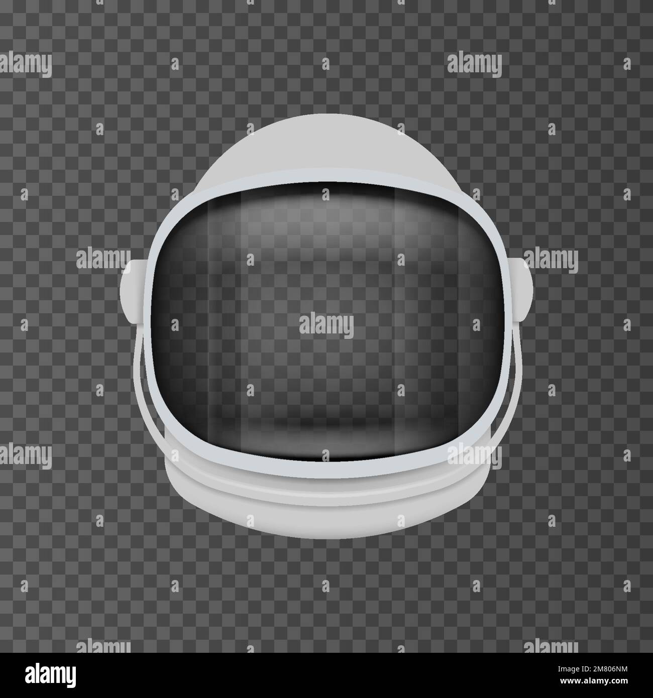 Astronaut helmet equipment isolated on transparent background. Vector ...