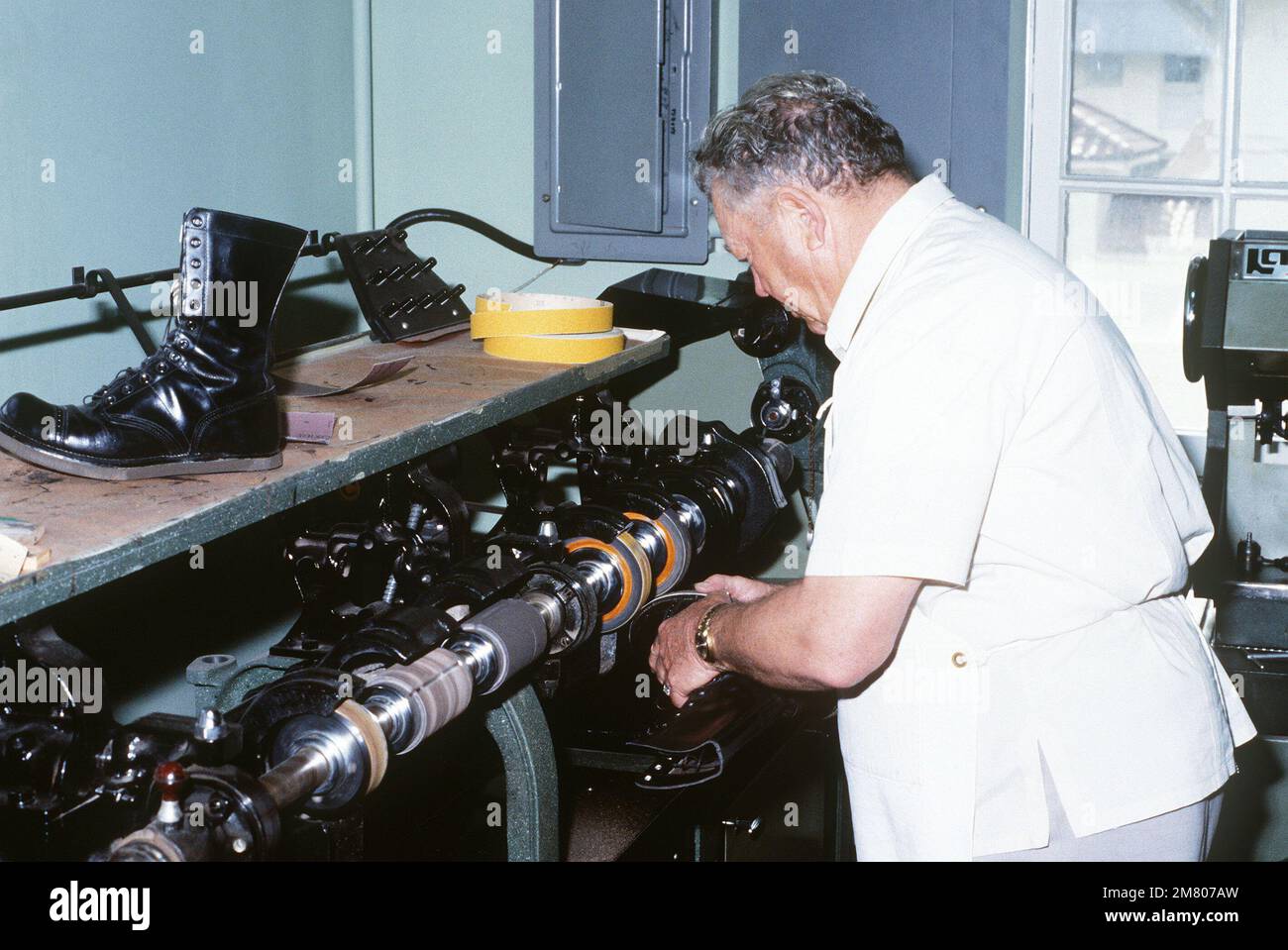 Mr. Rose, chief of the Limb and Brace section at Gorgas Army Hospital ...