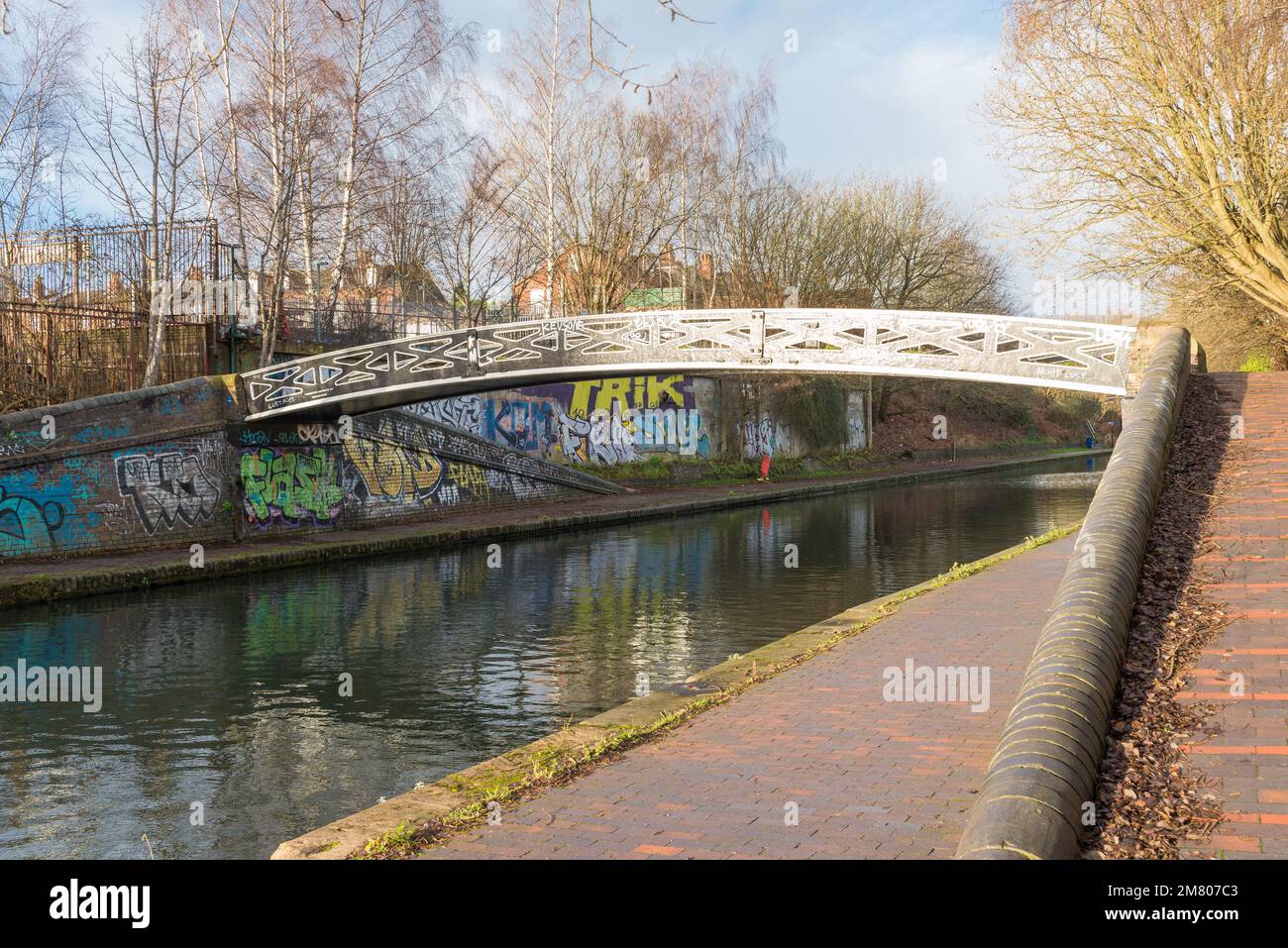 The Birmingham Canal Mainline at Rotton Park Junction in Edgbaston ...