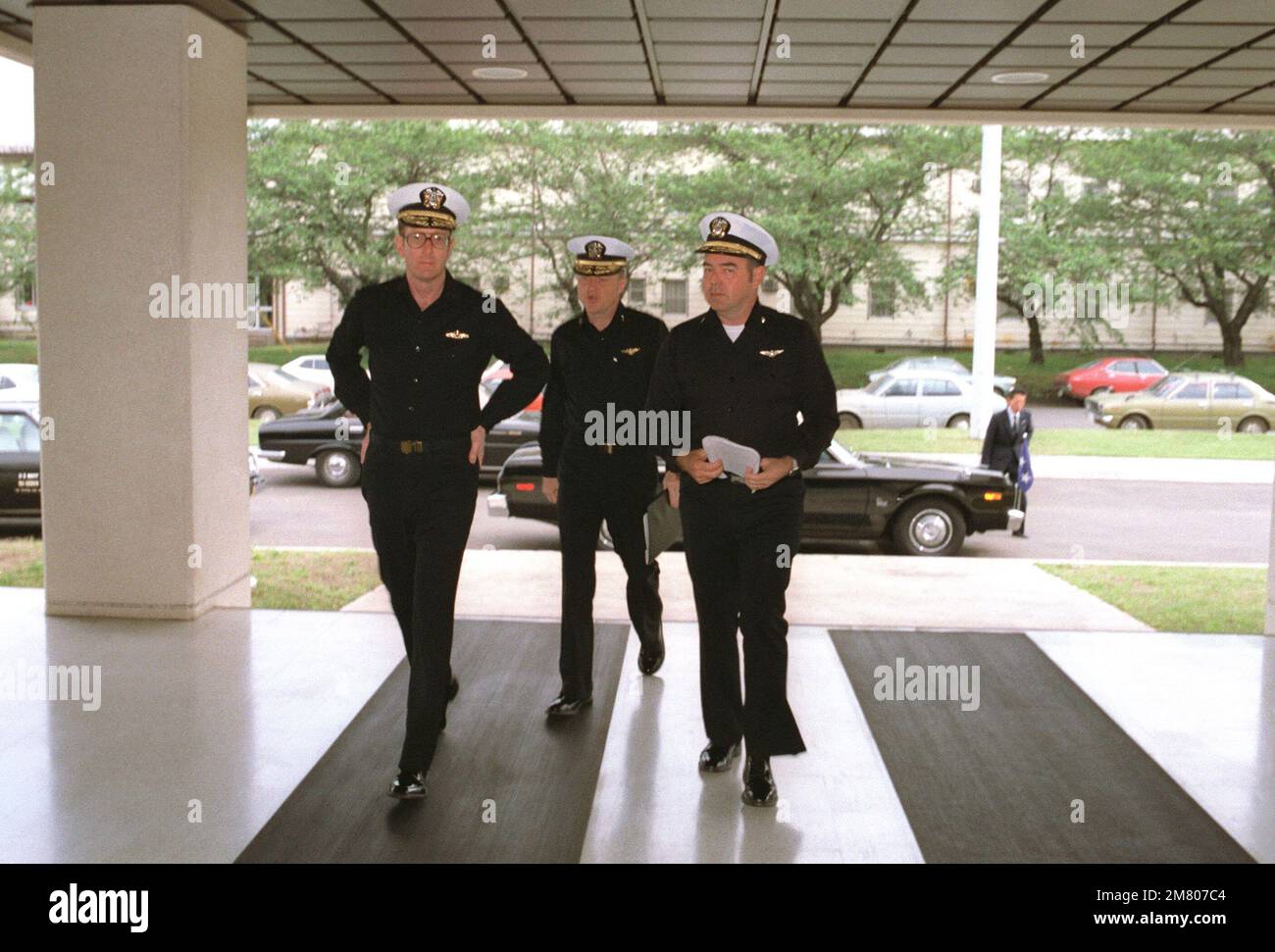 Vice Admiral (VADM) James Hogg, Commander of the Seventh Fleet, (left ...