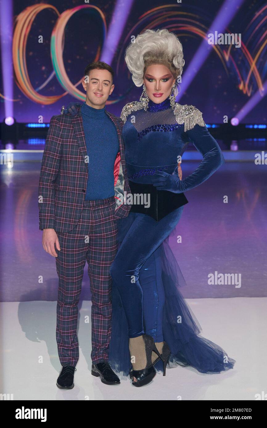 Hemel Hempstead, UK . 11 January, 2023. Colin Grafton and The Vivienne ...