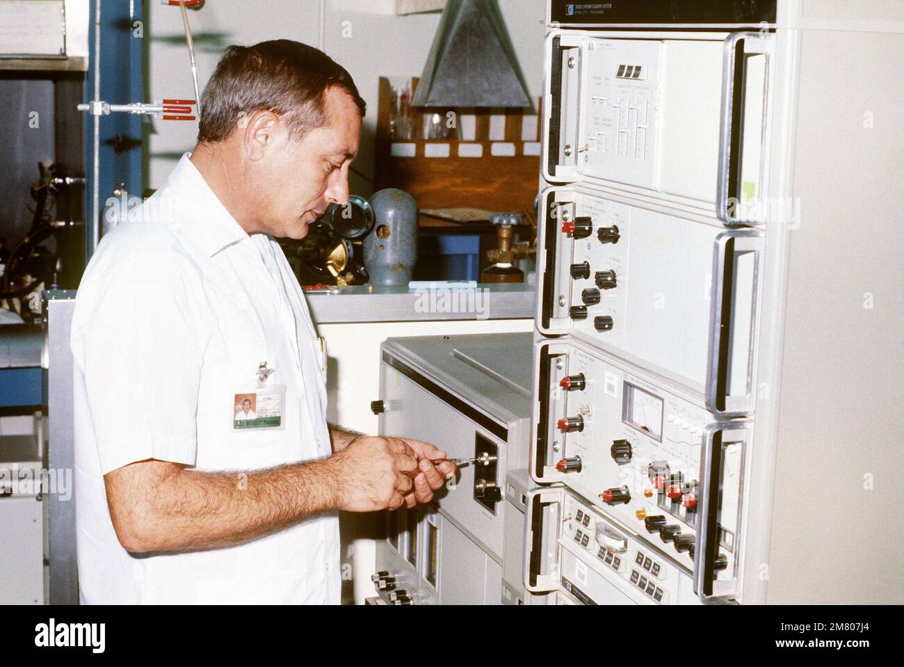 Mr. Samuels, chief of the Chemistry section at Gorgas Army Hospital ...