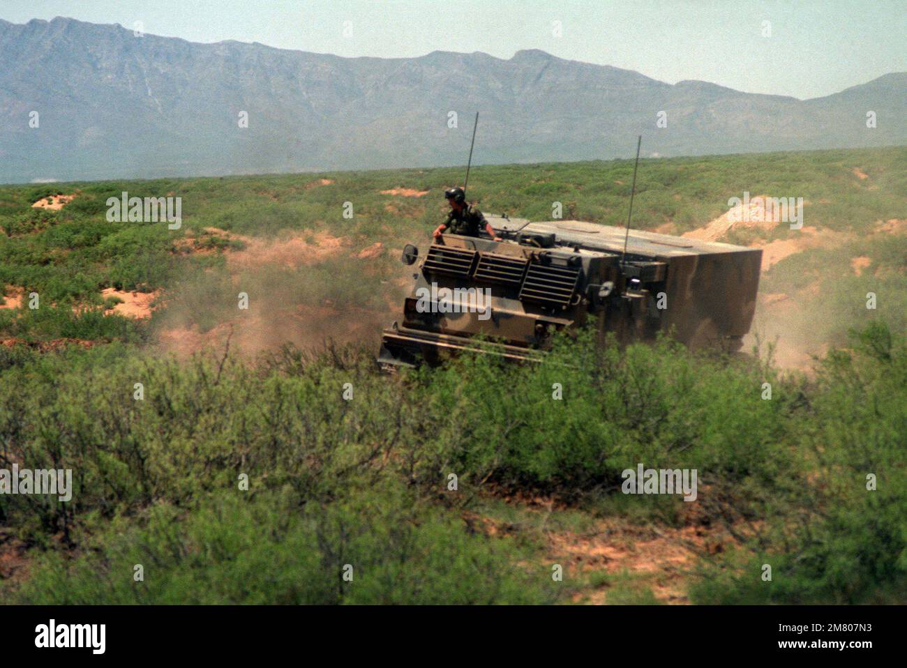 A Self-Propelled Loader Launcher (SPLL) is driven into firing position ...