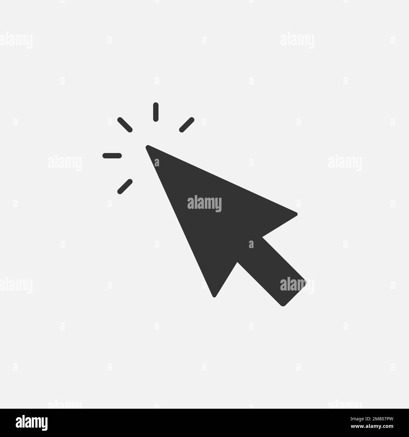 Click icon. Cursor sign. Clicking Arrow, Mouse Cursor Symbol. Vector illustration. Eps 10 Stock ...