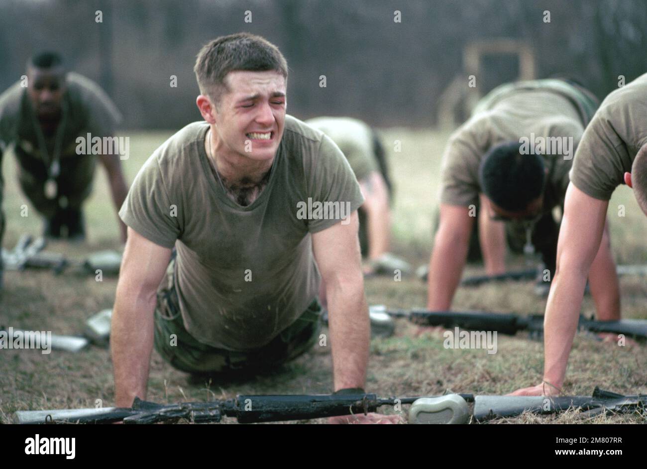 Infantrymen undergo physical training at the Army Air Assault School ...