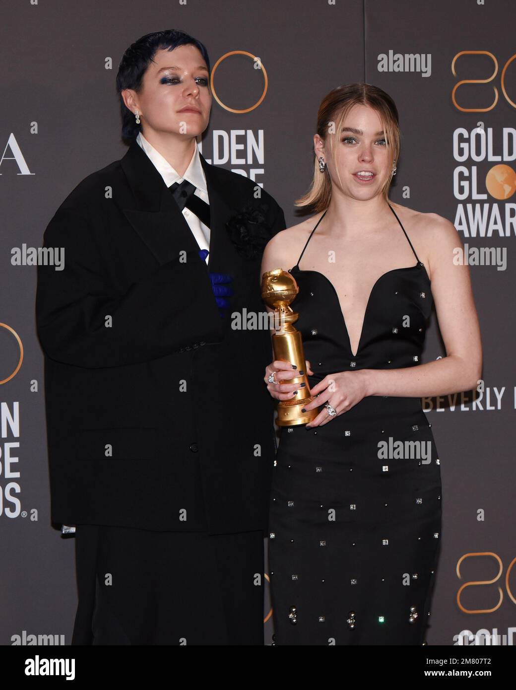 Los Angeles, California, USA. 10th Jan, 2023. Emma D'Arcy and Milly ...