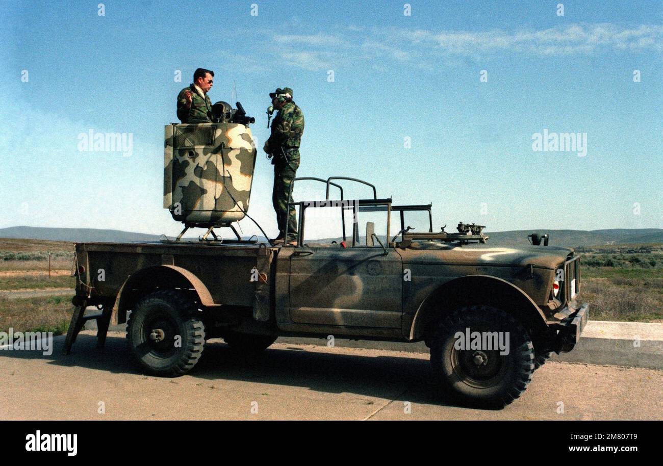 Lionel Nelson (flying position) and Bill Smith test the Williams ...