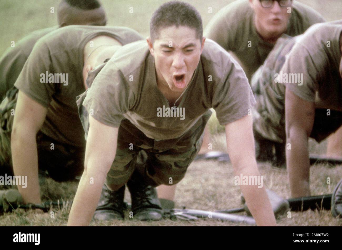 Infantrymen undergo physical training at the Army Air Assault School ...